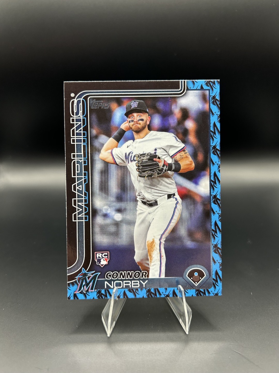 Connor Norby 2025 Topps Series 1 #132 Team Logo Border Variation RC SSP ...