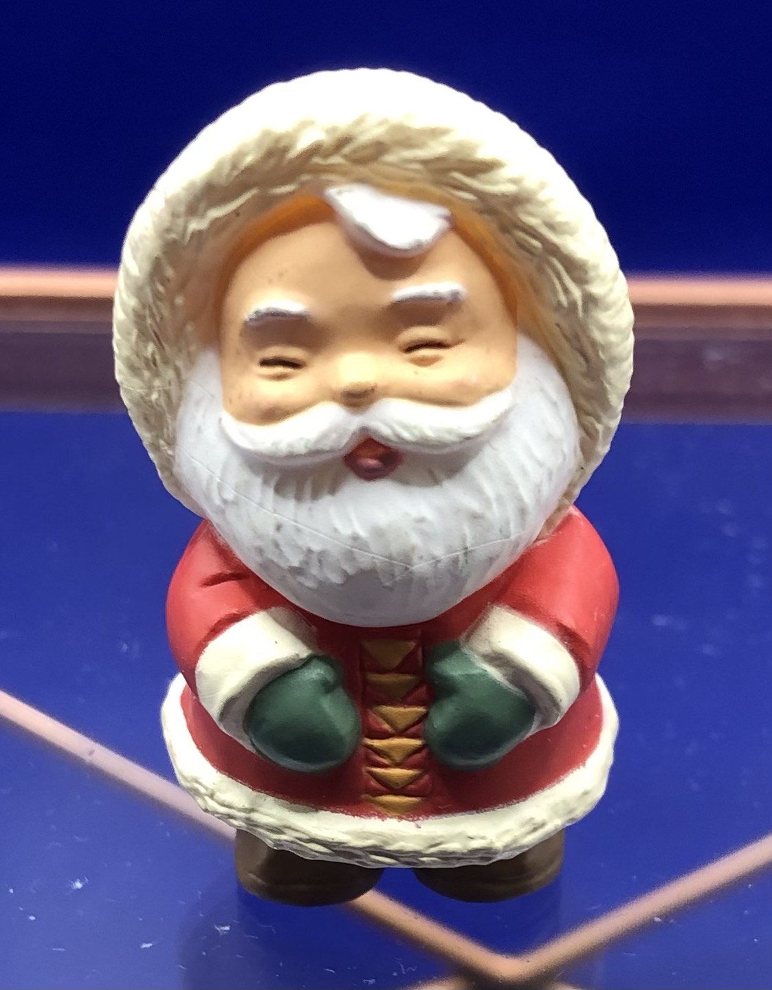 Hallmark Merry Miniatures 1993 Santa Claus Eskimo Christmas Figurine