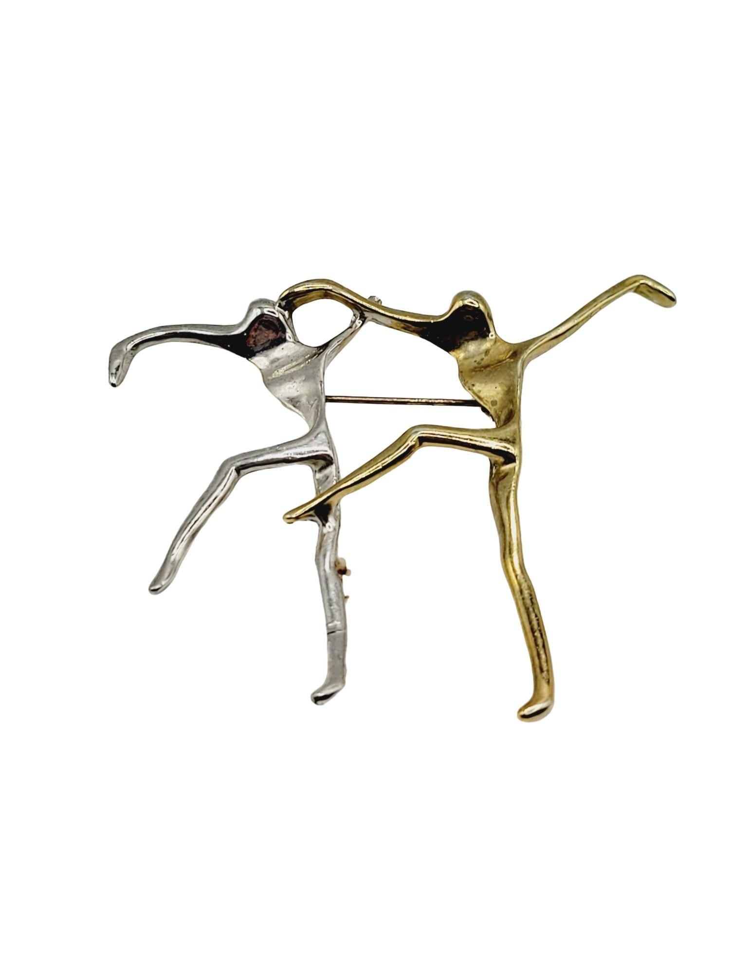 Vintage Iconic 80's MCM Abstract Dancer Brooch (A372)