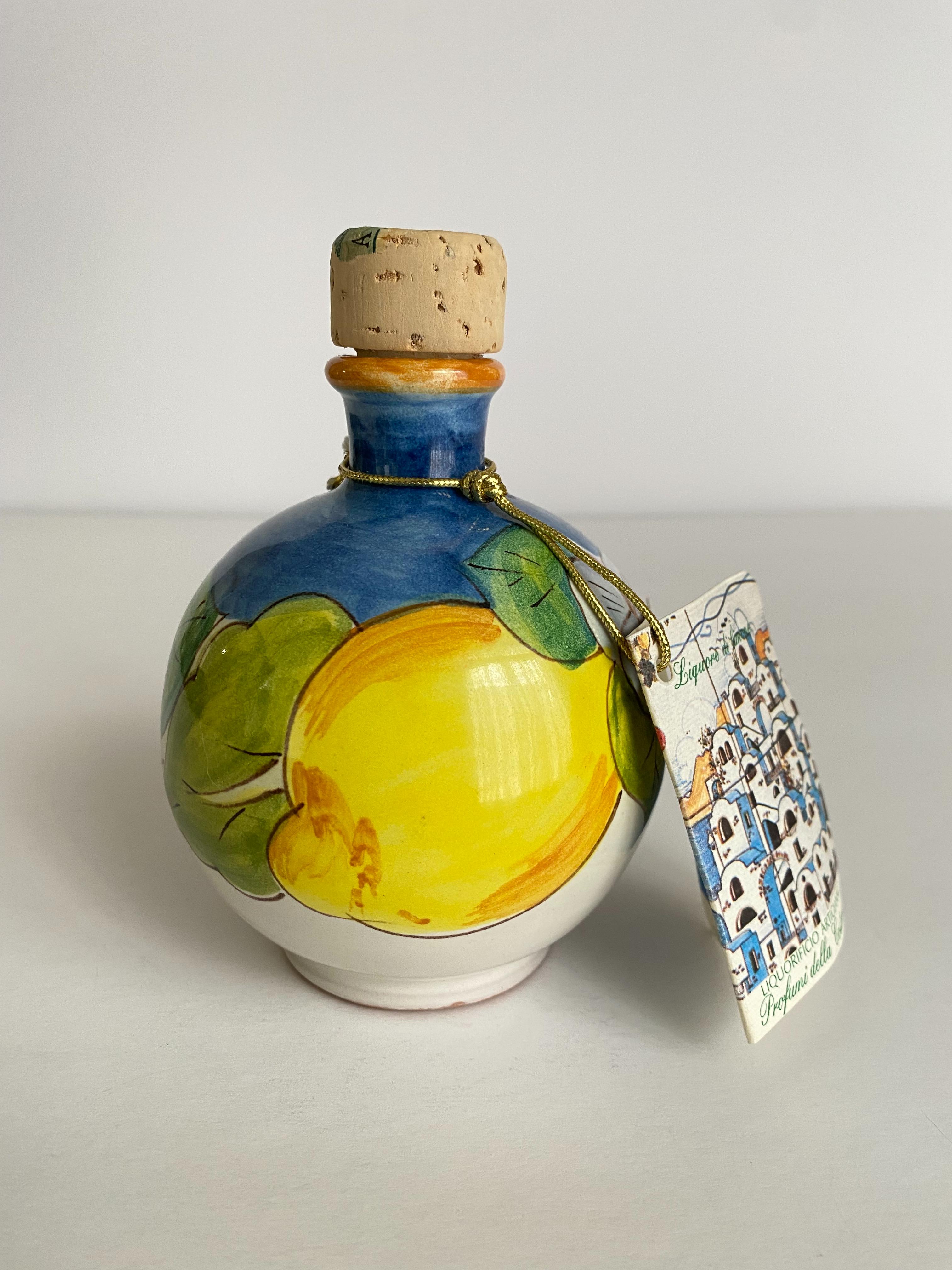 Ravello Amalfi Coast Liquore di Limone Ceramic Stoppered Decanter ...