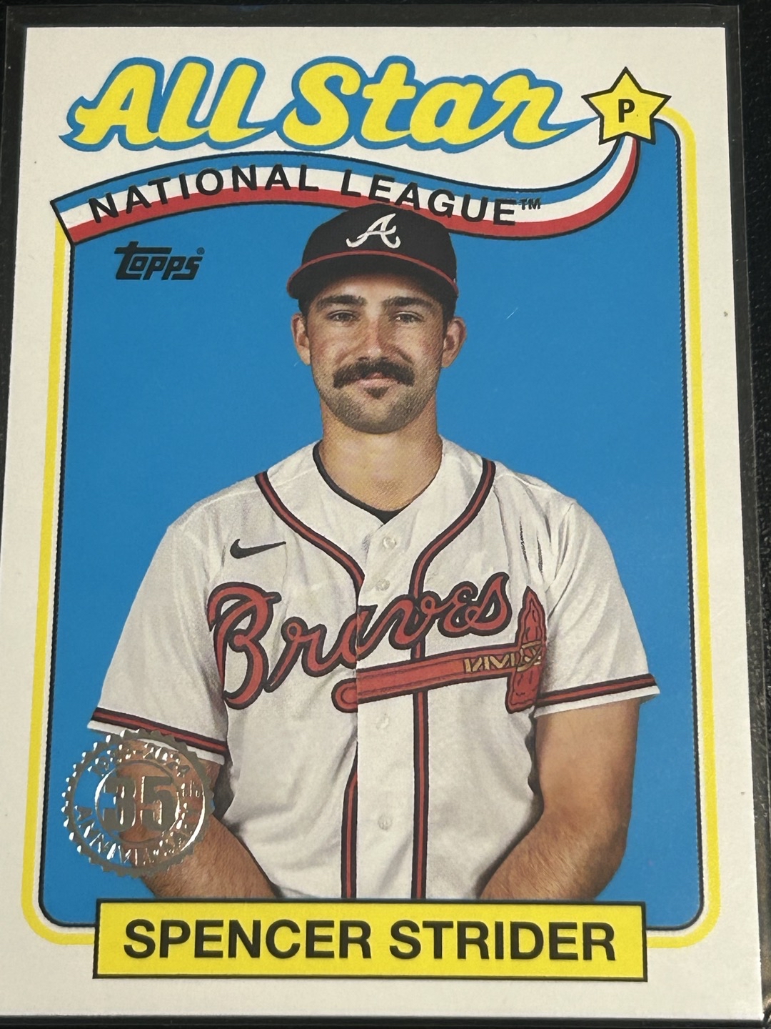 2024 Topps Series 2 Spencer Strider 1989 Topps All-Star Insert Card ...