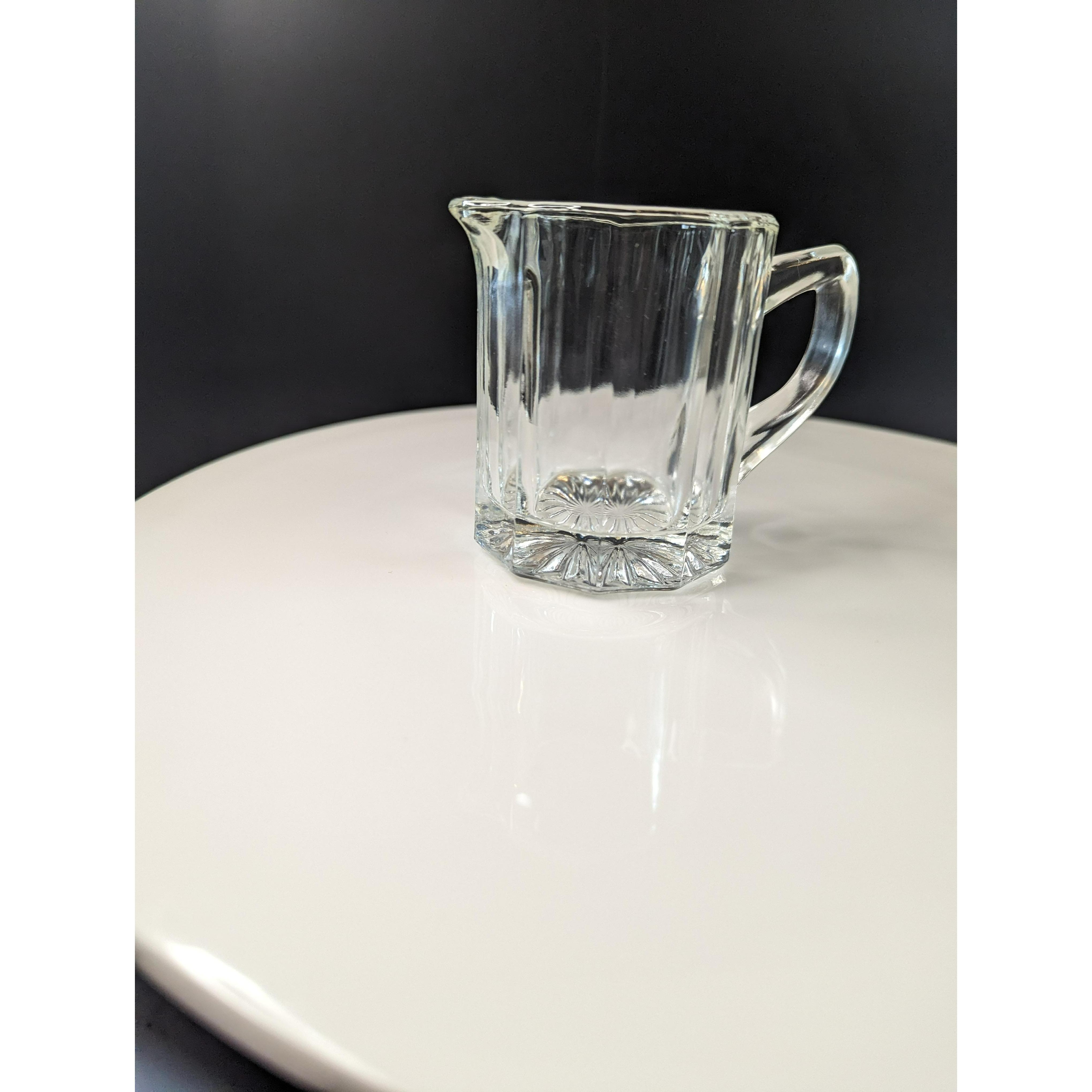 Vintage Clear Glass Peerless Colonial Creamer, Classic Tabletop ...