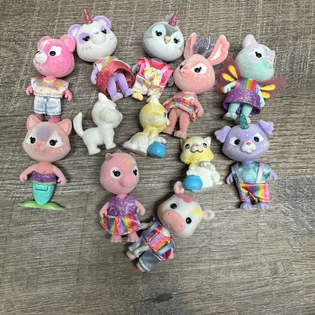 Flocked Figure Lot