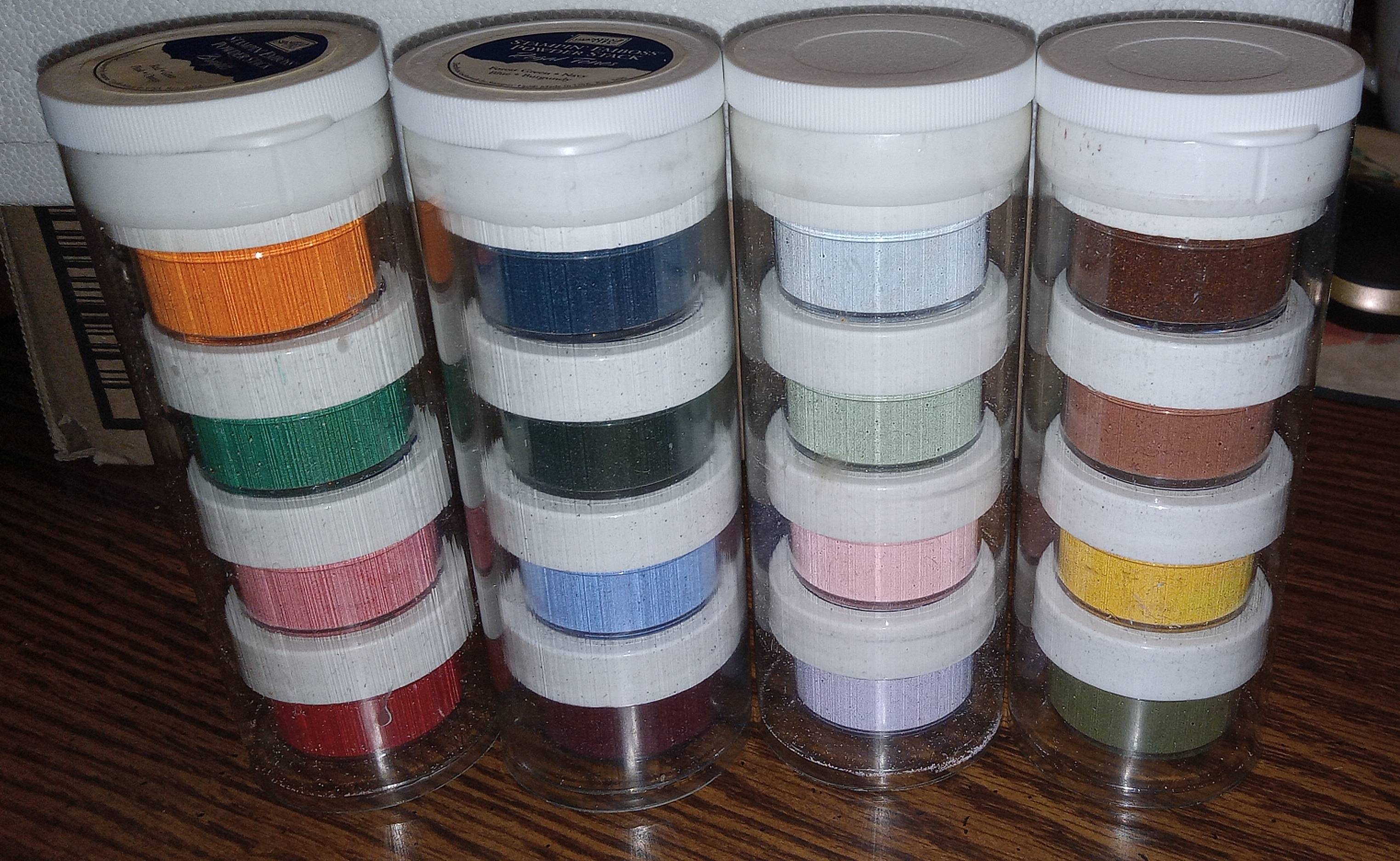 Stampin' Emboss Powder Stacks