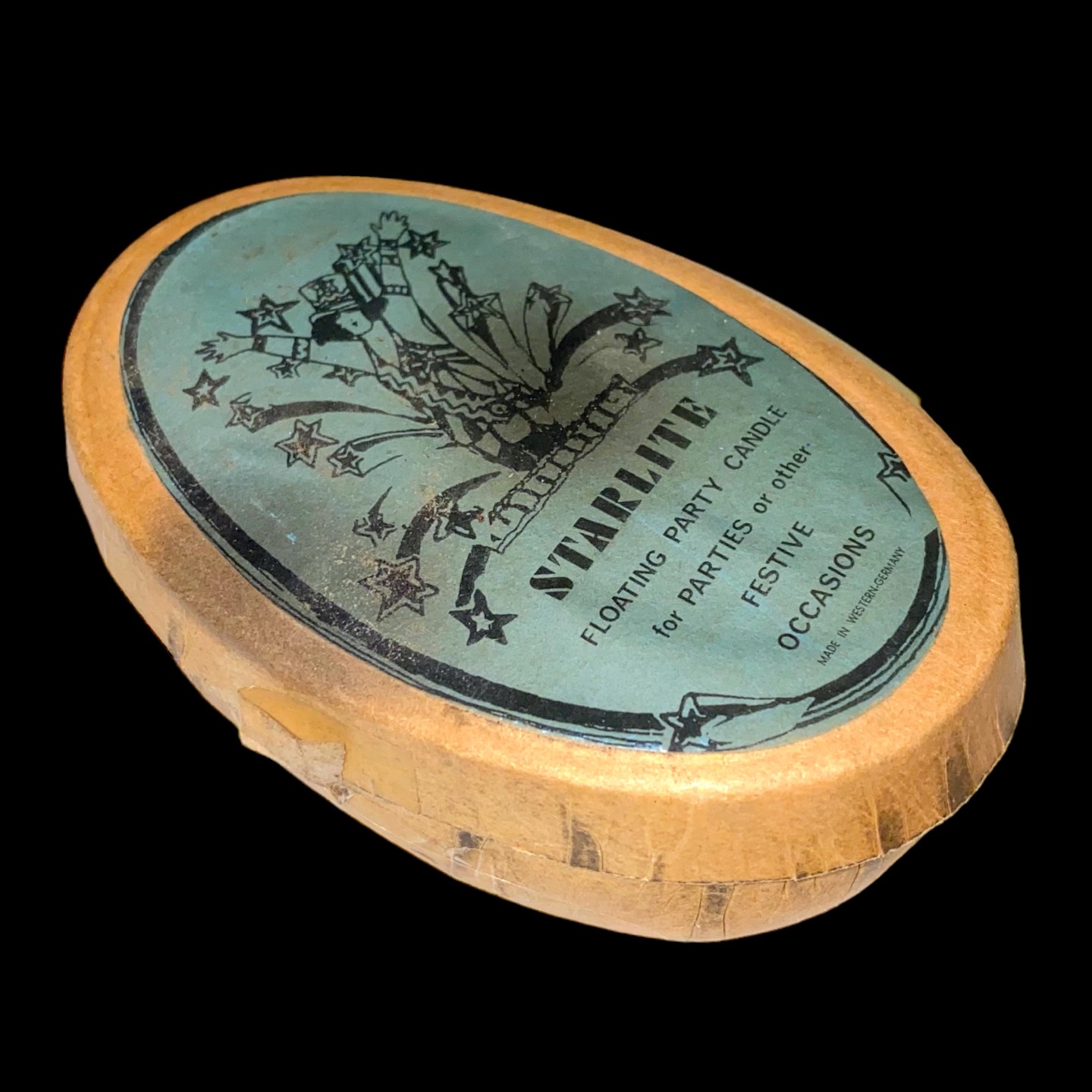 1950s? Container Of Starlite Floating Candle Boats And Wicks