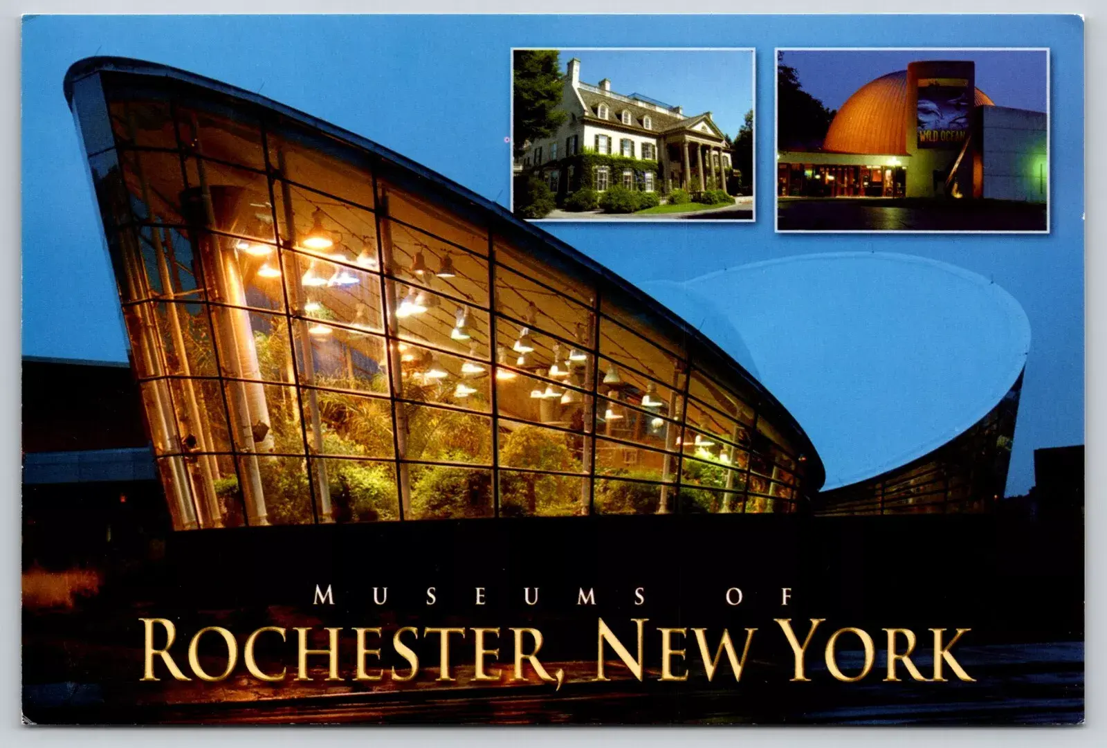 Postcard Museums of Rochester New York Multiview Strasenburgh ...