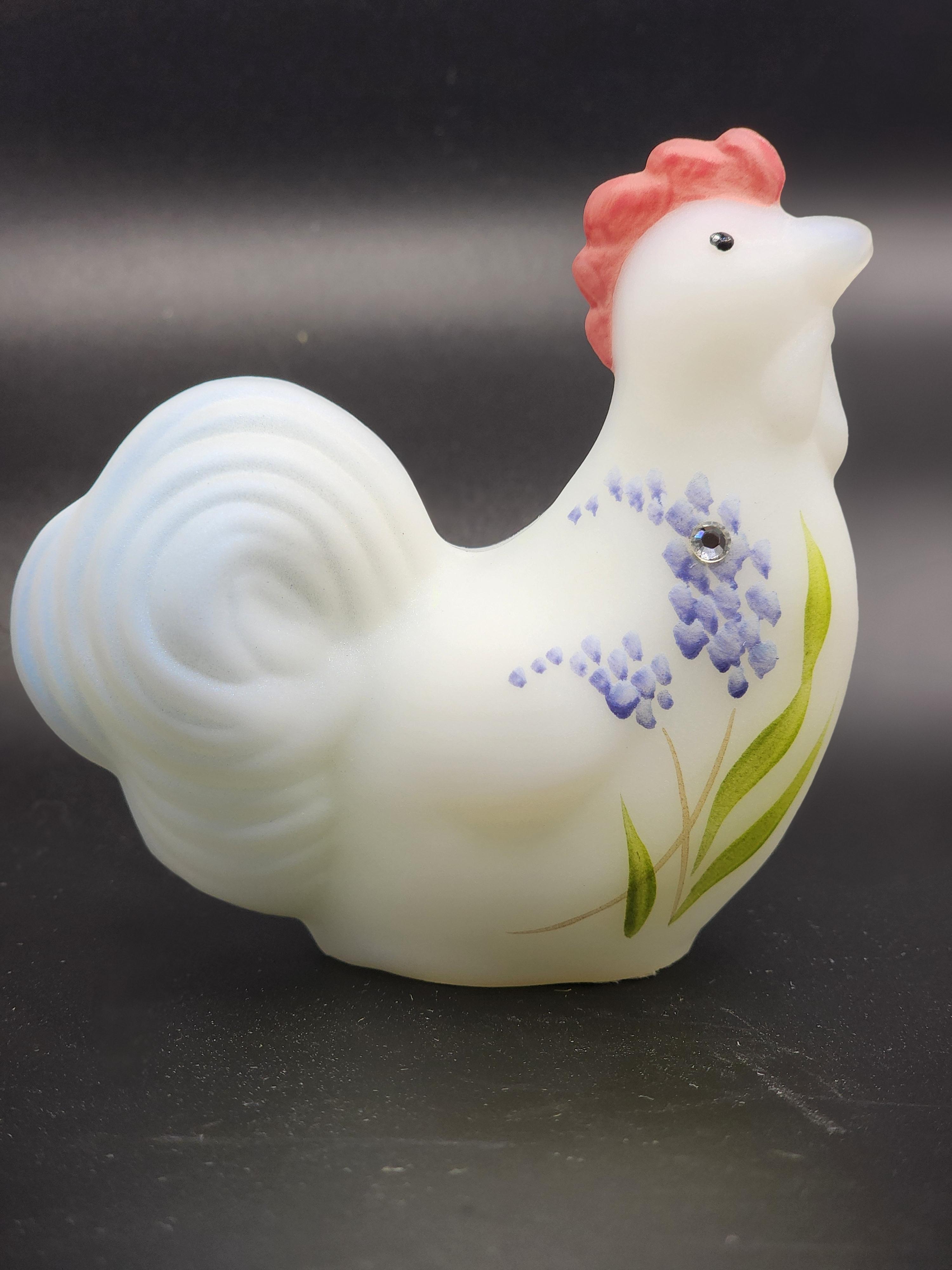 Fenton Satin Chubby Rooster