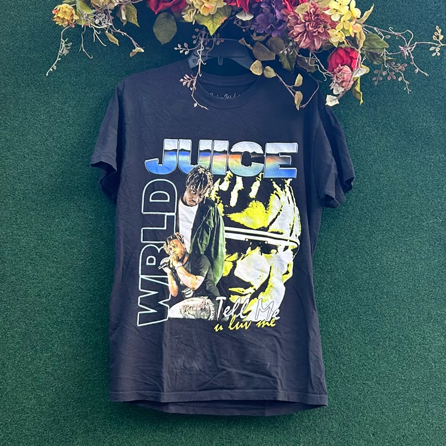 Juice Wrld (World) “Tell Me You Love Me” Printed Black T-shirt ...