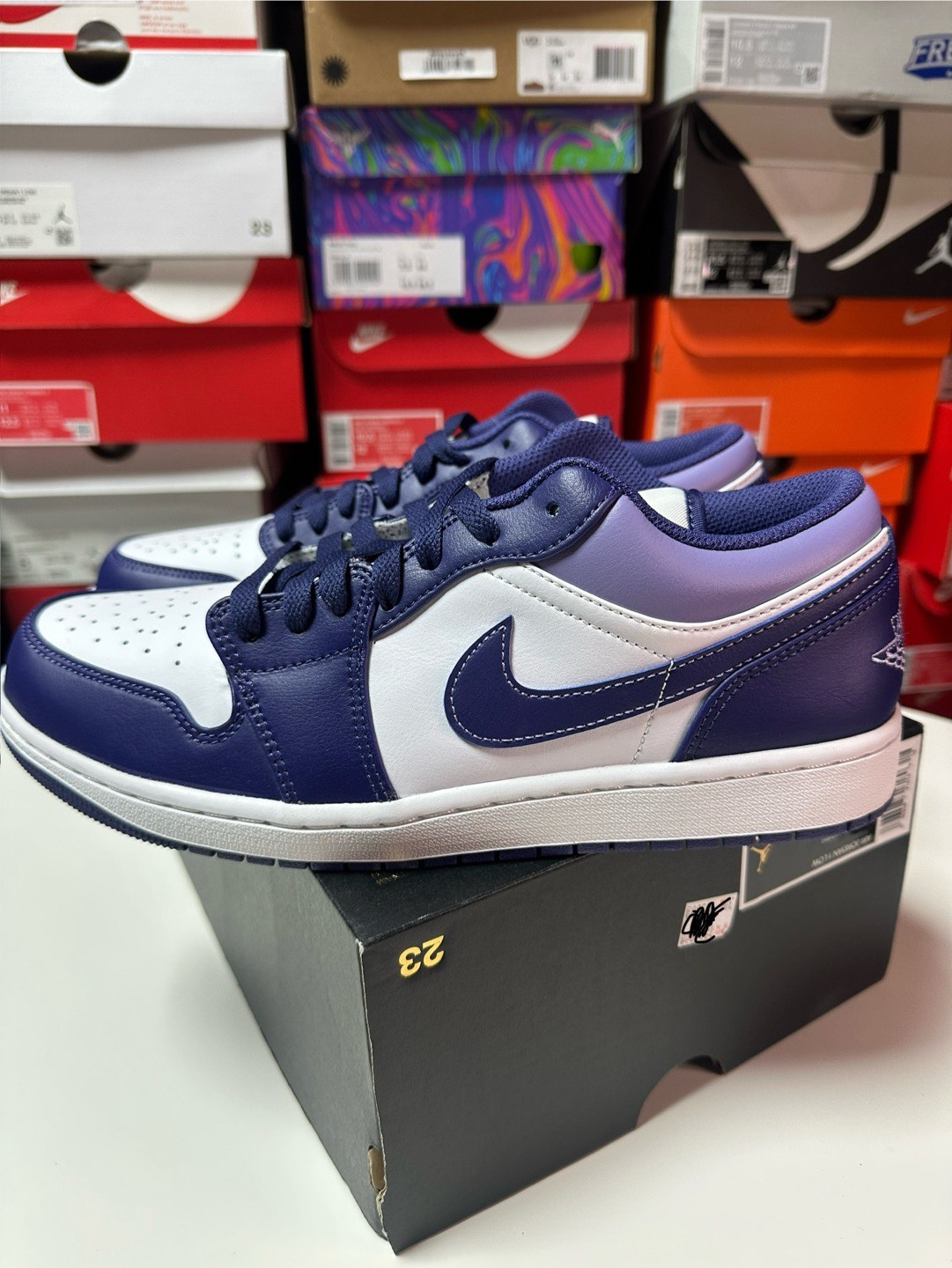 New Nike Air Jordan 1 Low Retro AJ1 Size 10 US MEN SKY J PURPLE 553558-515