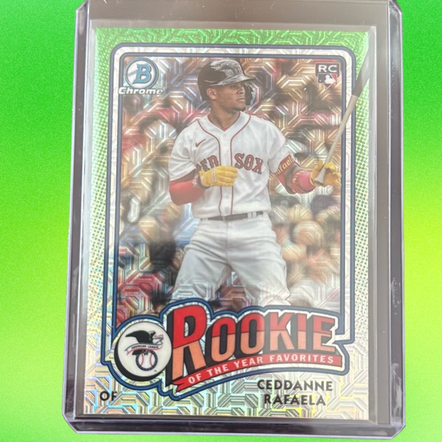 2024 Bowman Rookie of the Year Favorites- Ceddanne Rafaela RC - Boston ...
