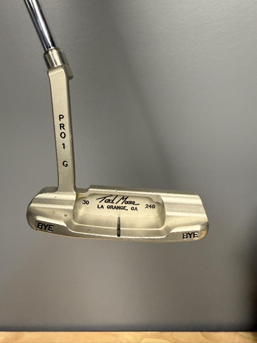 Tad Moore Prototype Giraffe Putter 34.5” No Head Cover.
