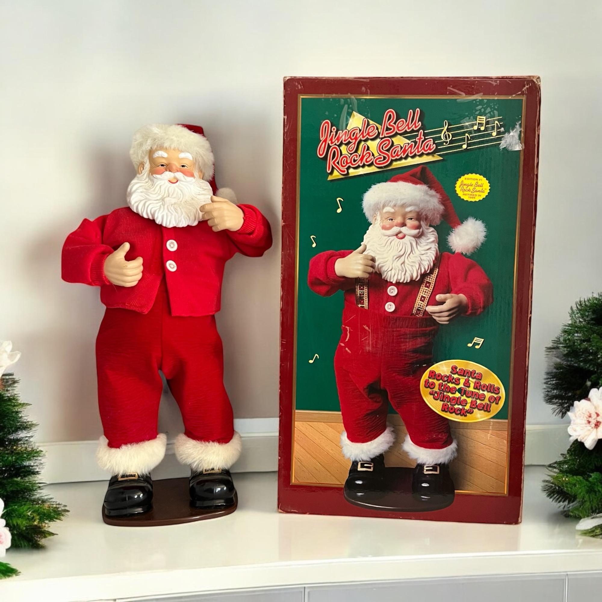 Vintage 1998 Jingle Bell Rock Santa Claus. 1998 Singing and Dancing ...