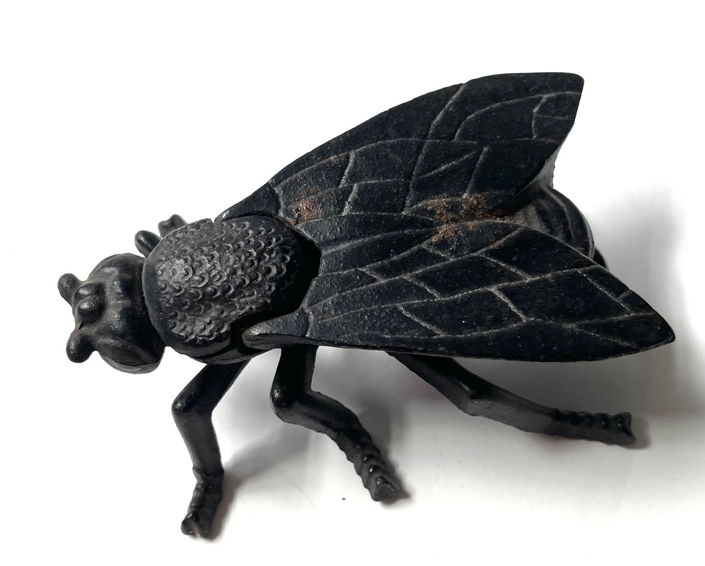 Cast Metal Fly Hinged Match Safe. Ashtray. Trinket Box. Paper Weight ...