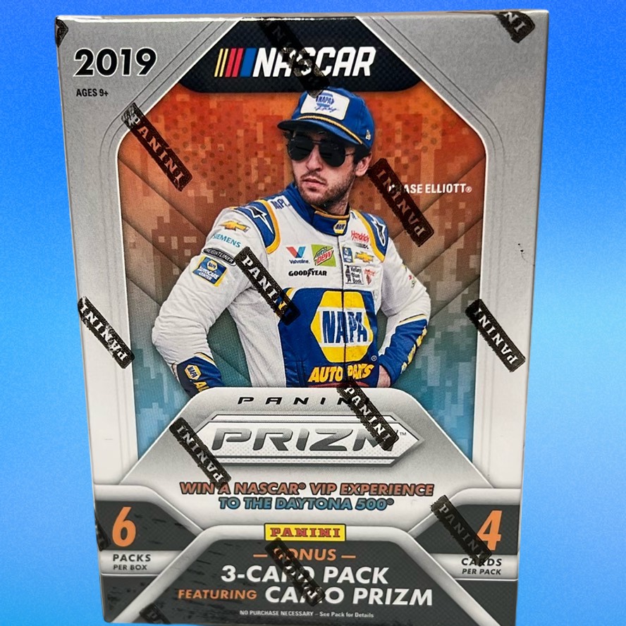 2019 Prizm NASCAR Blaster Box Ripped Live (stacked shipping)