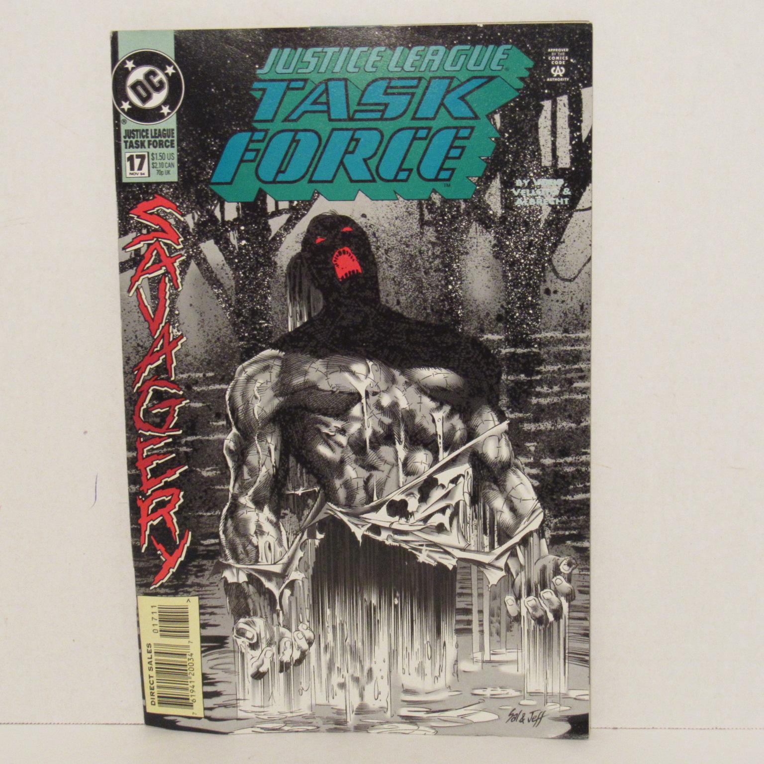 DC Justice League Task Force #17 Vintage Collectible (November, 1994)