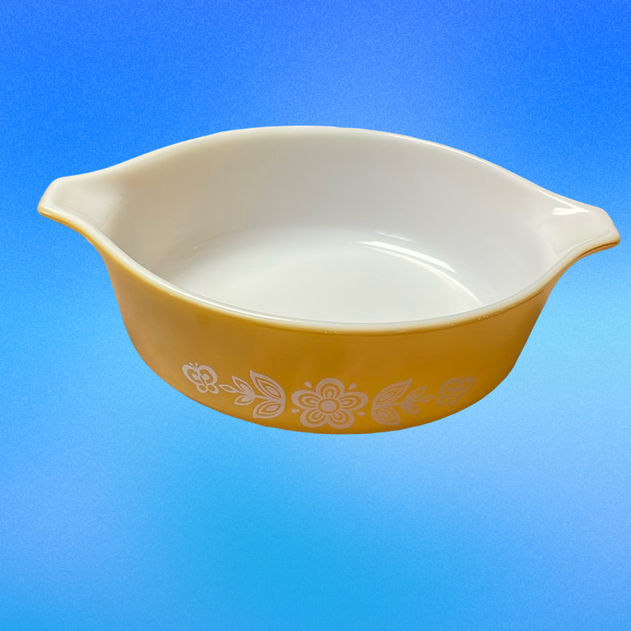 Pyrex Gold Butterfly 500ml Casserole
