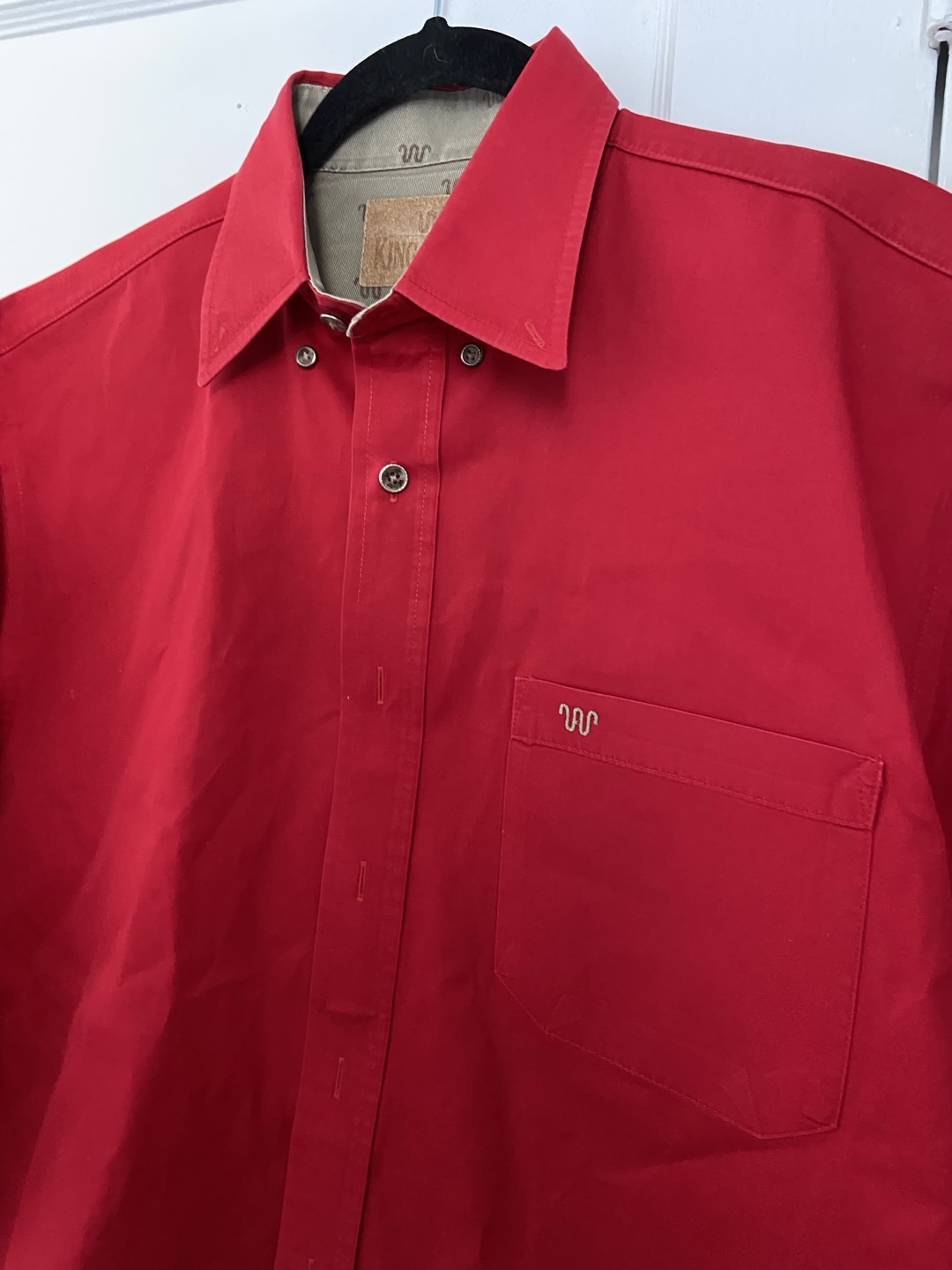 King Ranch Blood Red Western Shirt