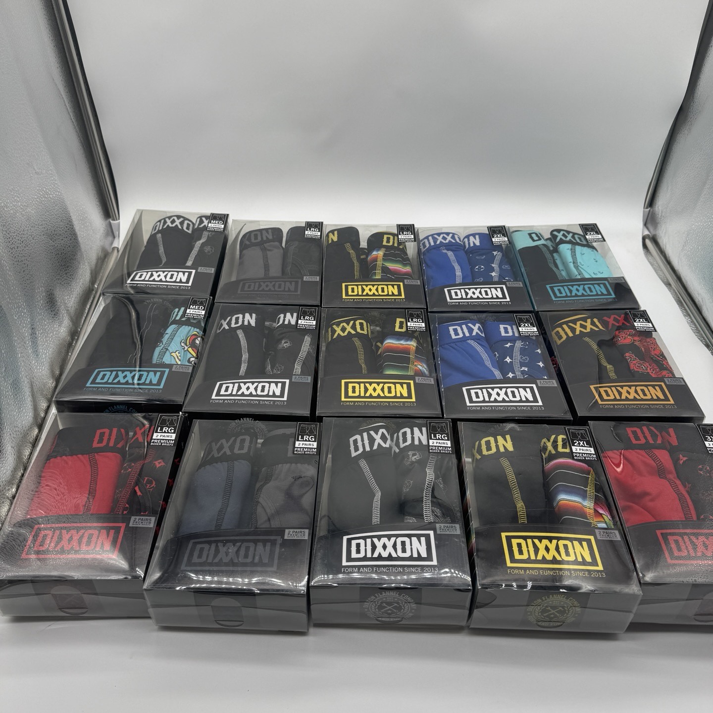 Dixon Flannel Men’s Boxer Briefs Lot of 15 New in Box Assorted Styles ...