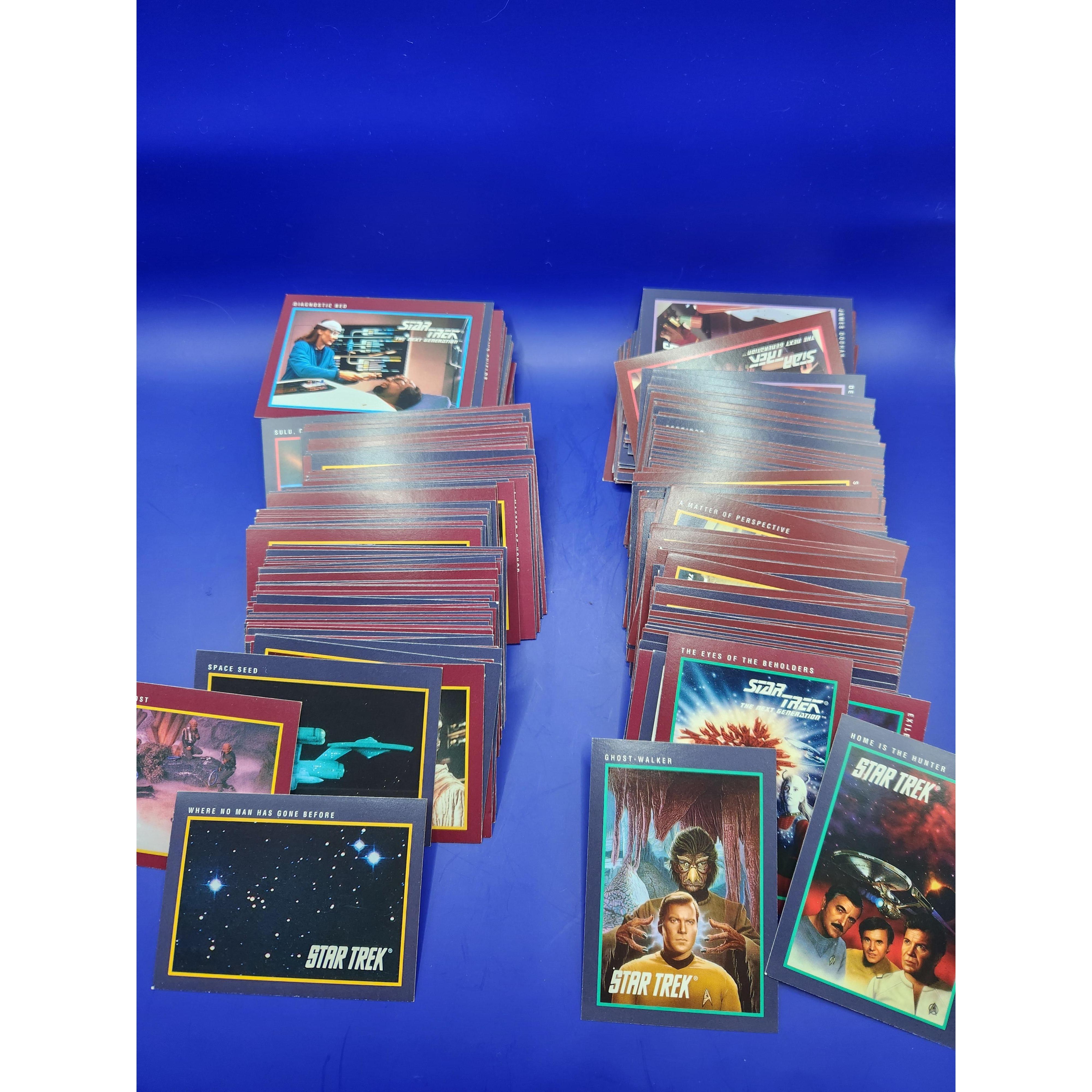 Star Trek 25th Anniversary Trading Cards featuring Original and Next ...