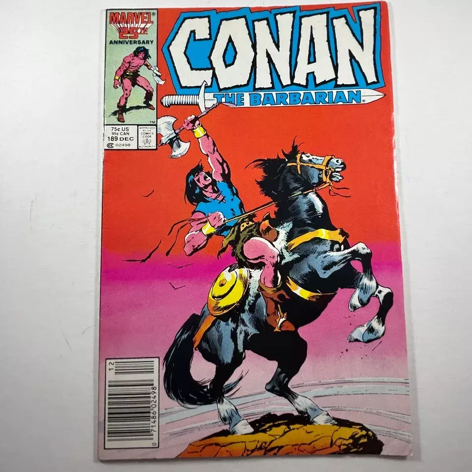 Conan the Barbarian #189 Marvel Comic Book Rites of Inquisition ...