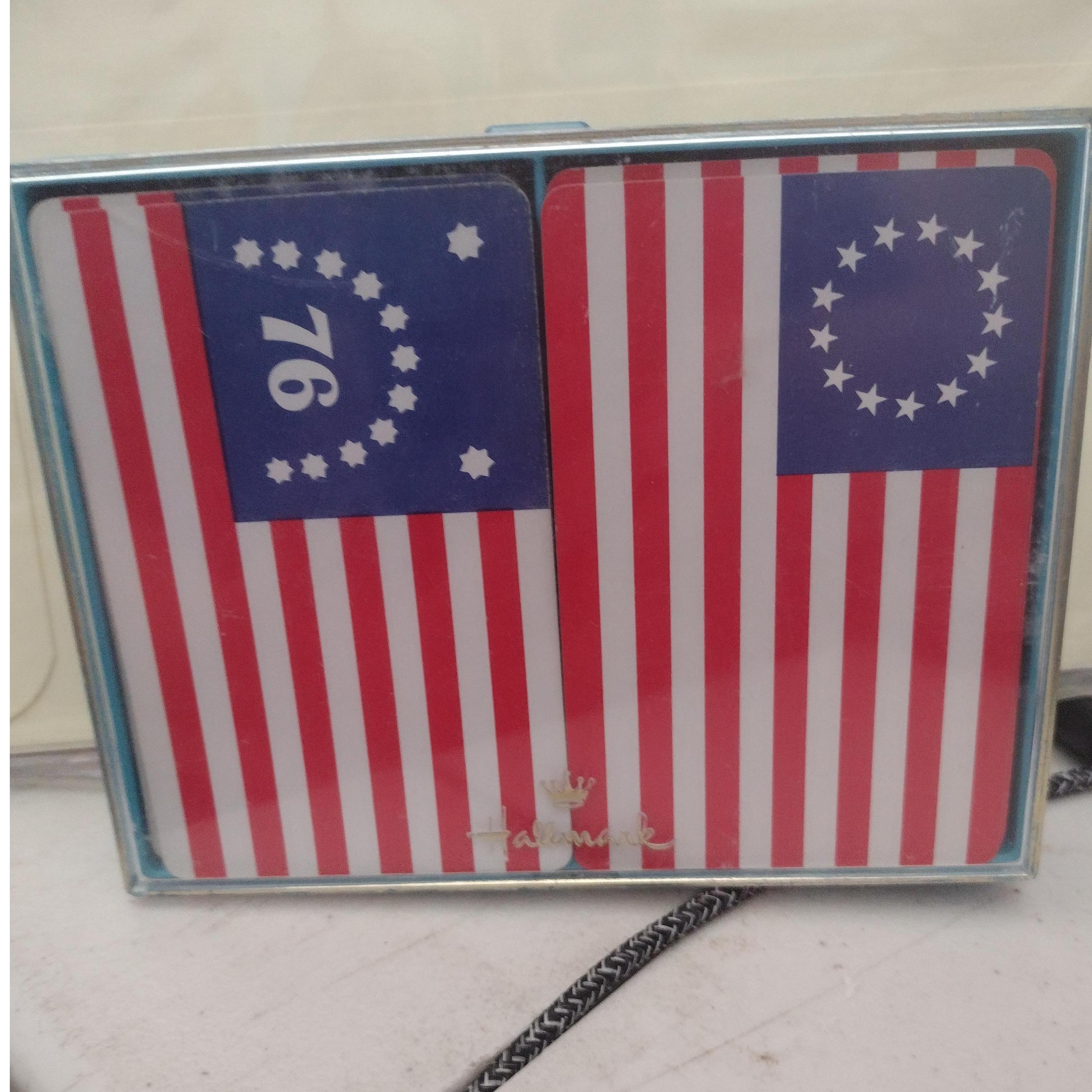 1776 Commemorative Bicentennial Playing Cards-13 Colony & Bennington US ...