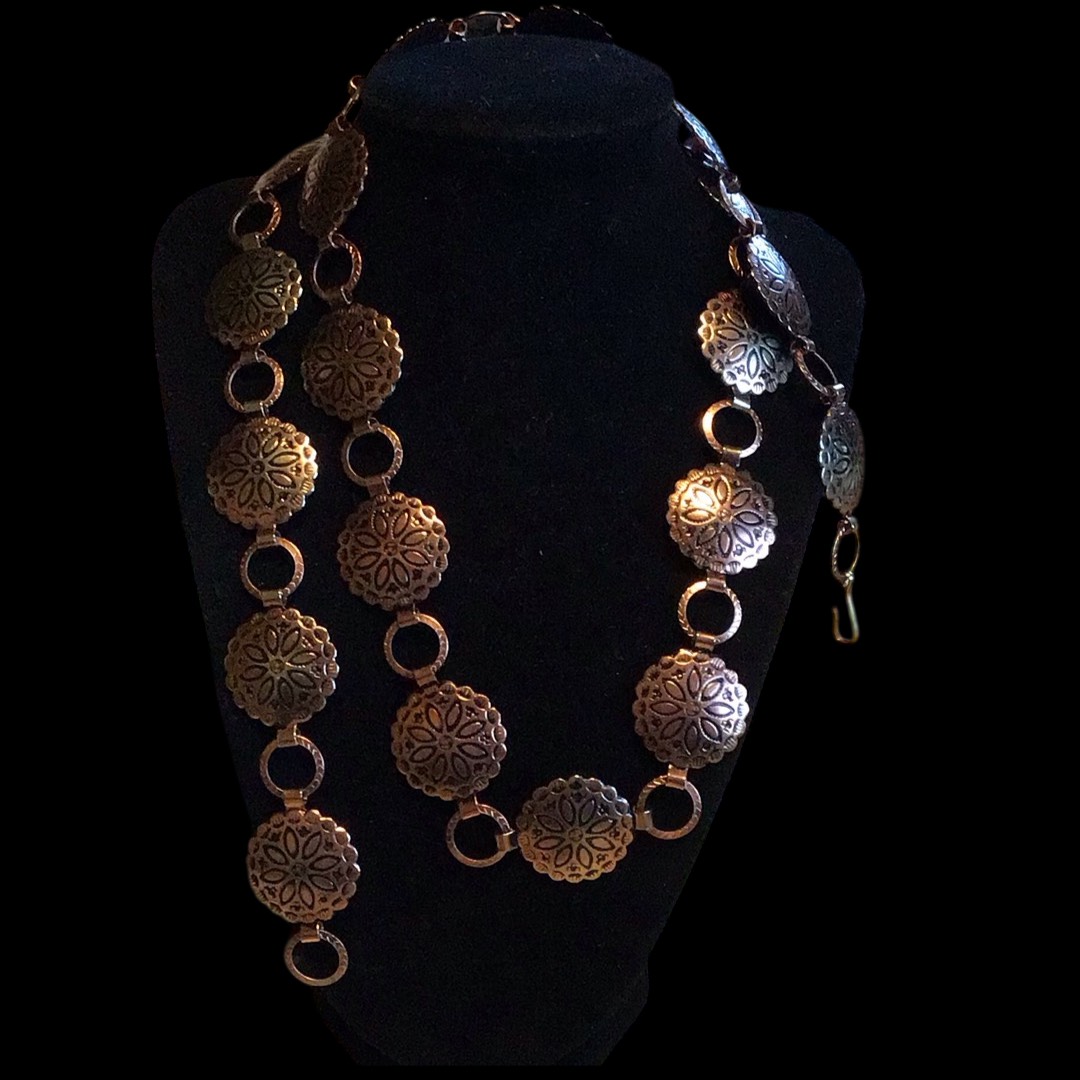 Copper Concho Link Belt