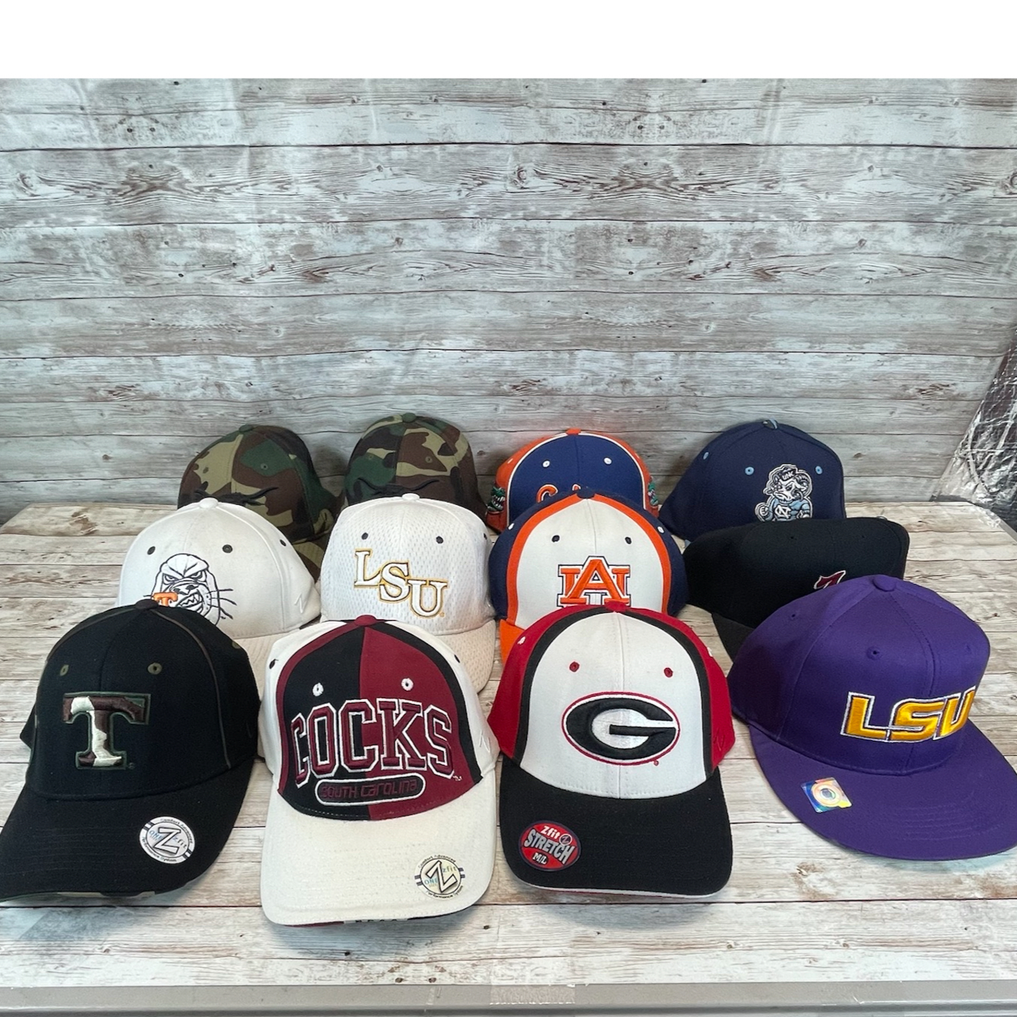 Lot Of 12 NCAA Hats New With Tags