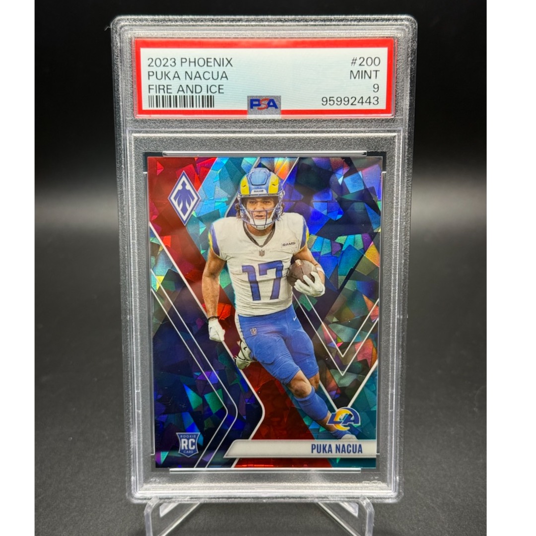 2023 Phoenix Puka Nacua Fire And Ice Rookie /50 PSA 9 - Los Angeles Rams