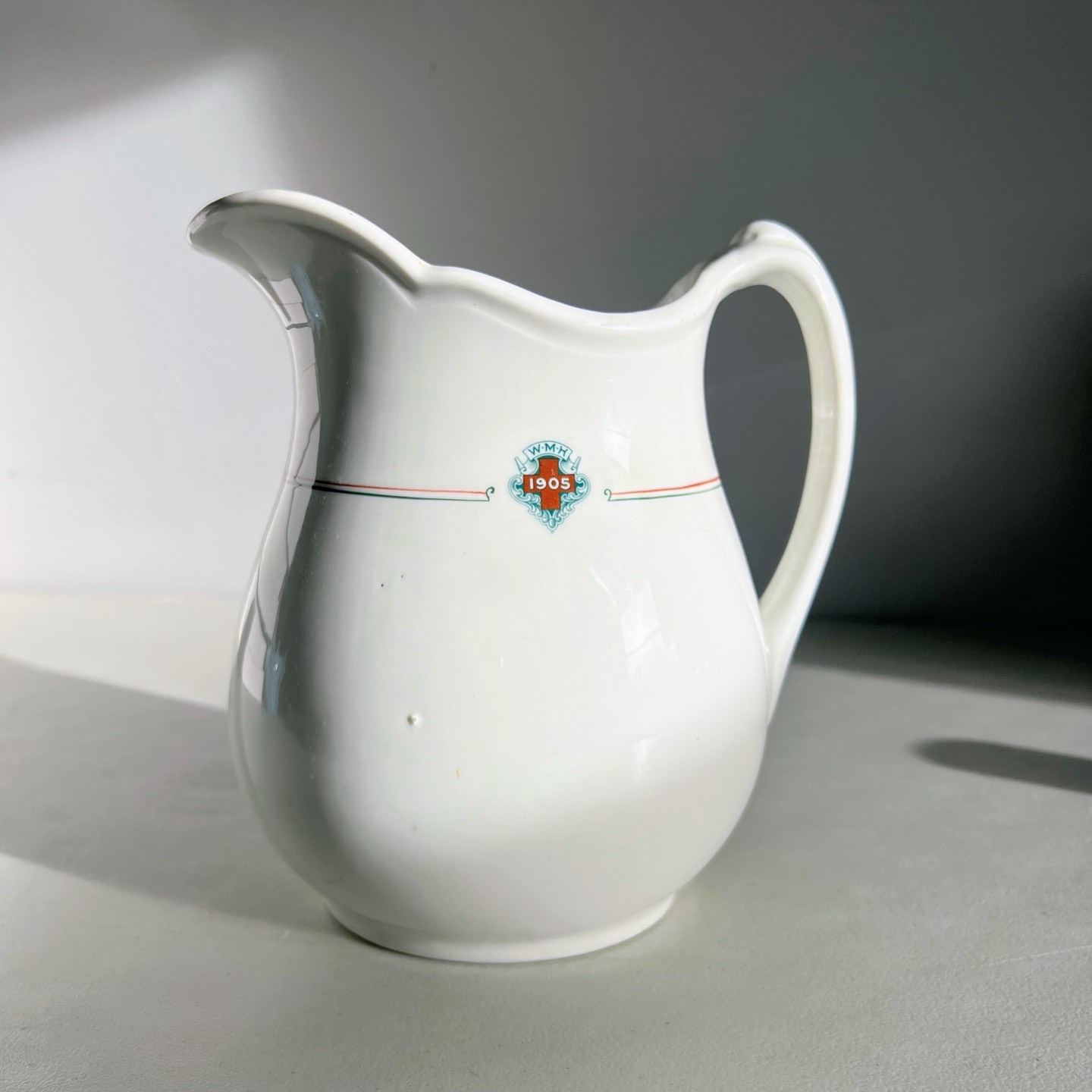 Antique Syracuse China Pitcher Wesley Memorial Hospital 1922 Emory ...