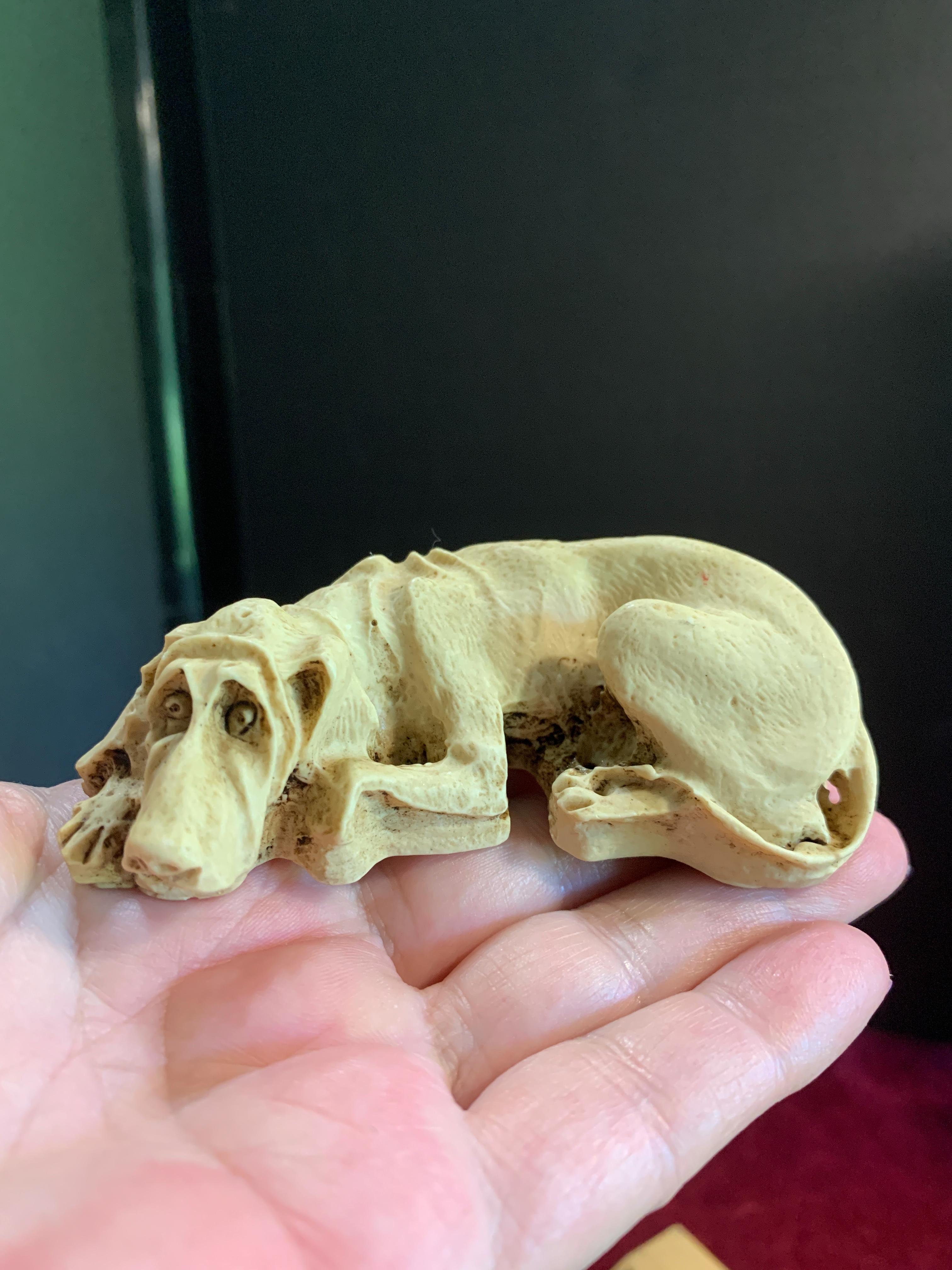 Resin Hound Dog