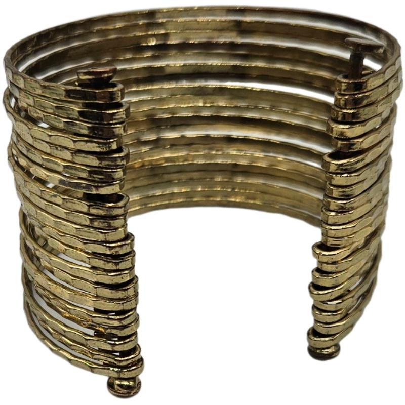 Vintage Coil Cuff Bracelet