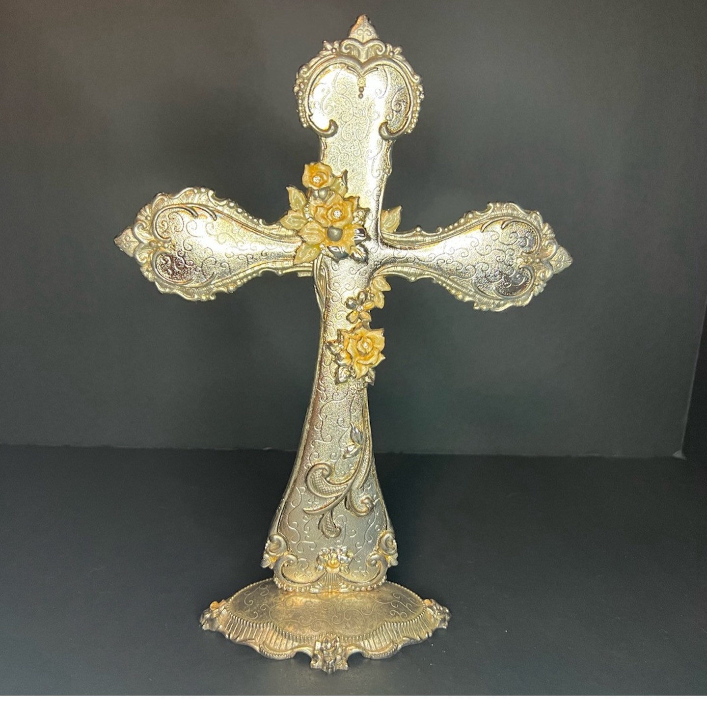 Large Decorative Cross Heavy Metal