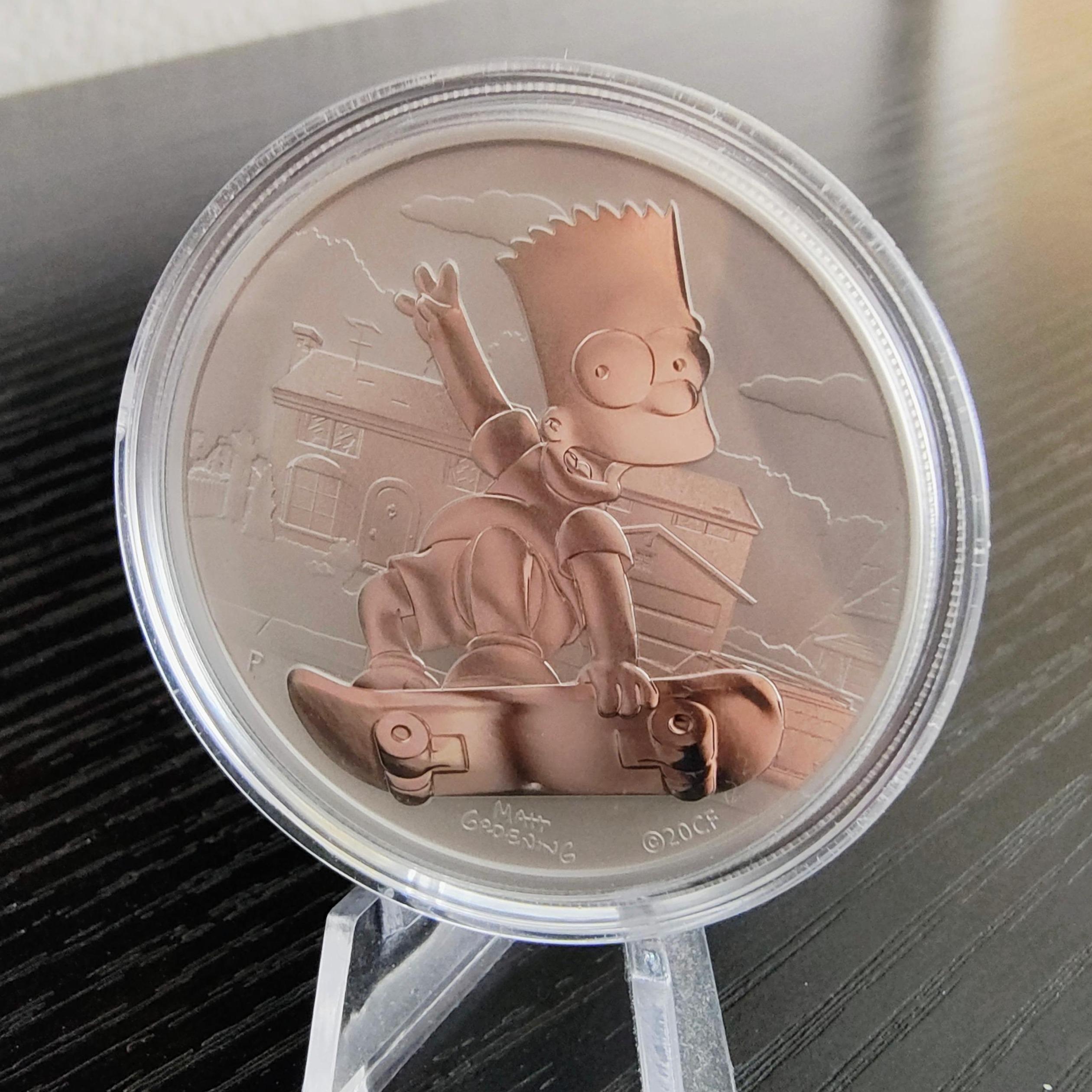 Bart Simpson 1 oz. Silver Coin (Perth Mint, 2020)
