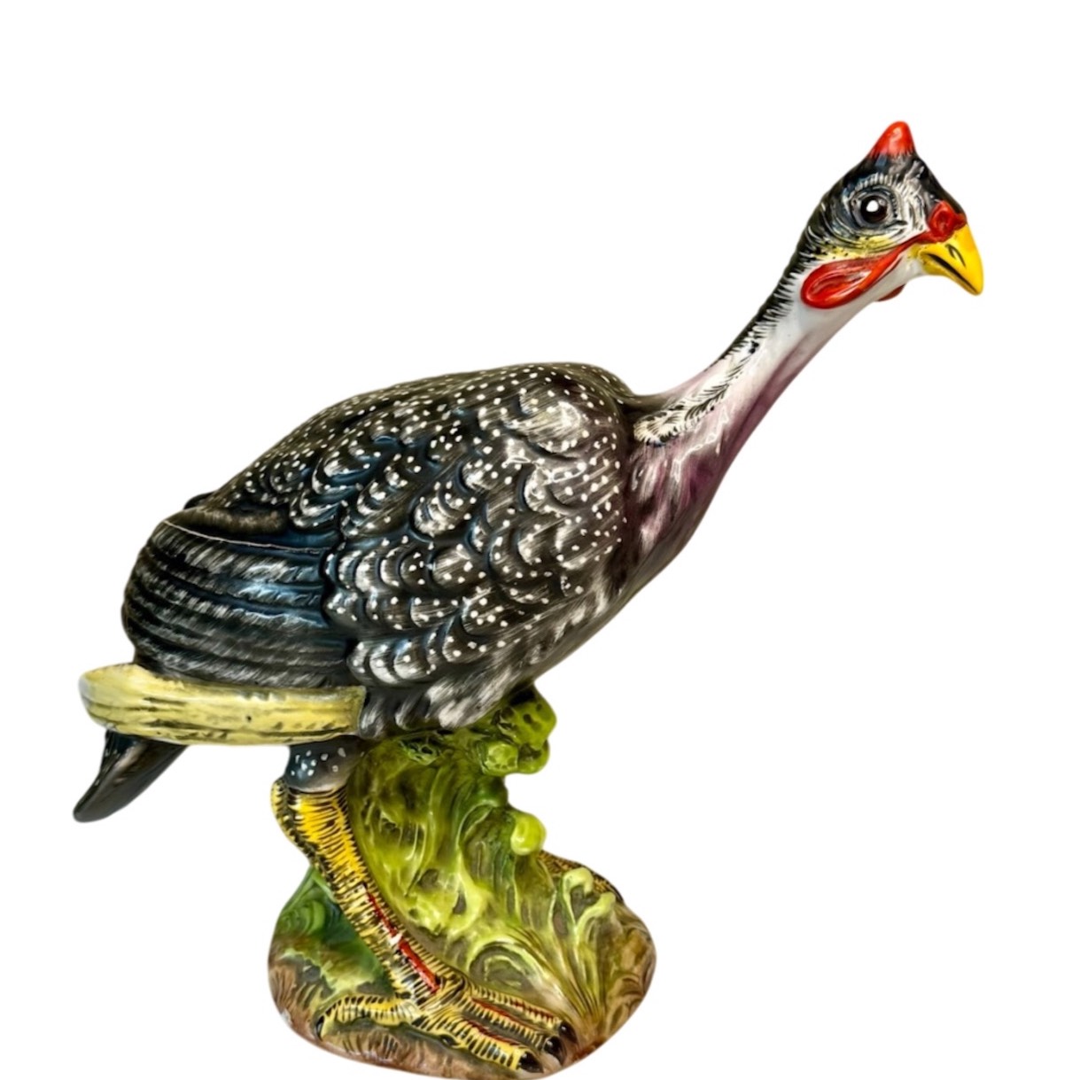 Large Ceramic New Guinea Fowl Statue/Figurine Country Cottage Farmhouse ...