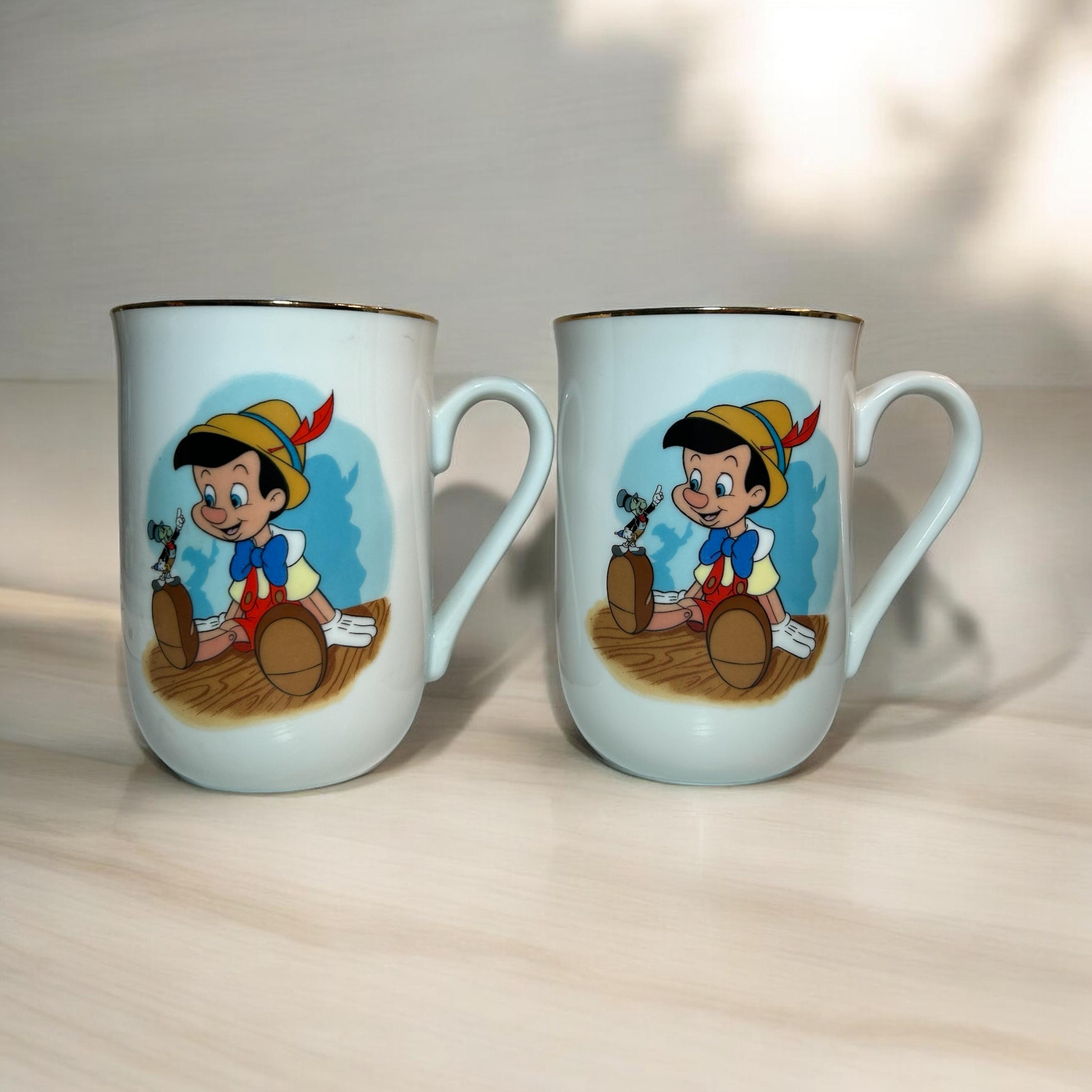 2 Disney Collection Classic Mugs Pinocchio Japan
