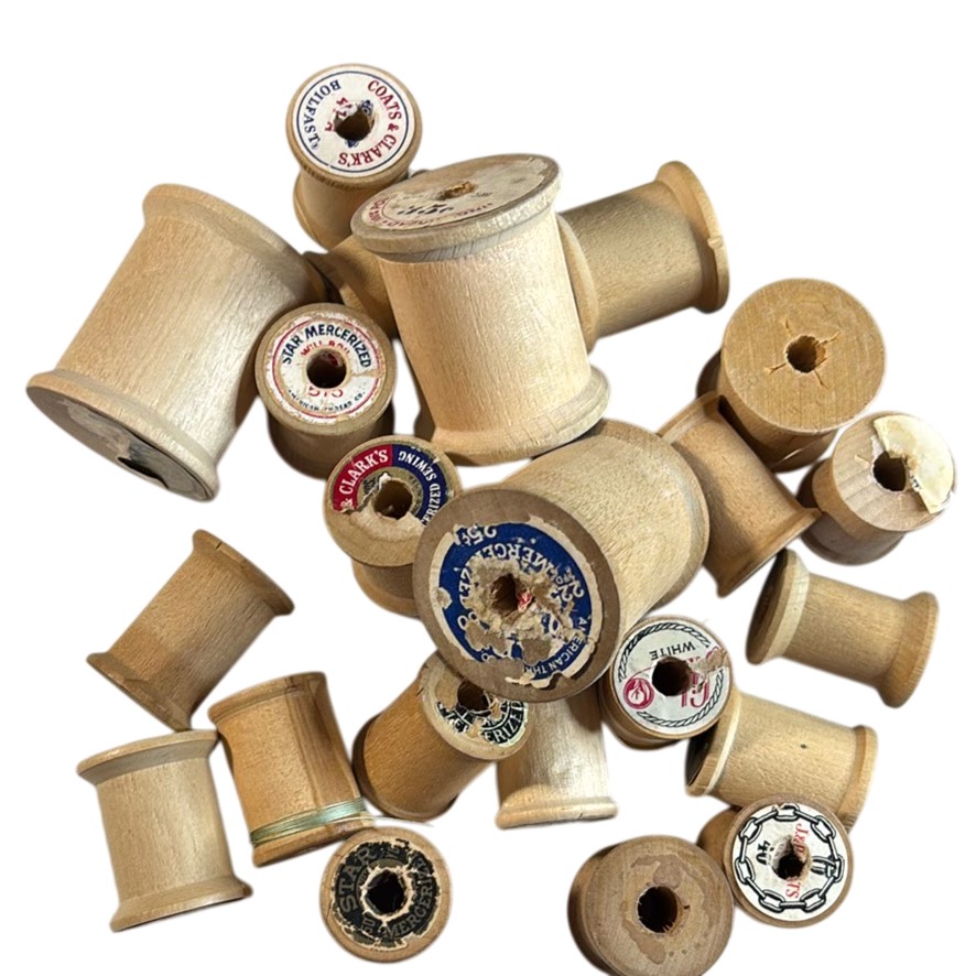 Pick 3 Wooden Spools