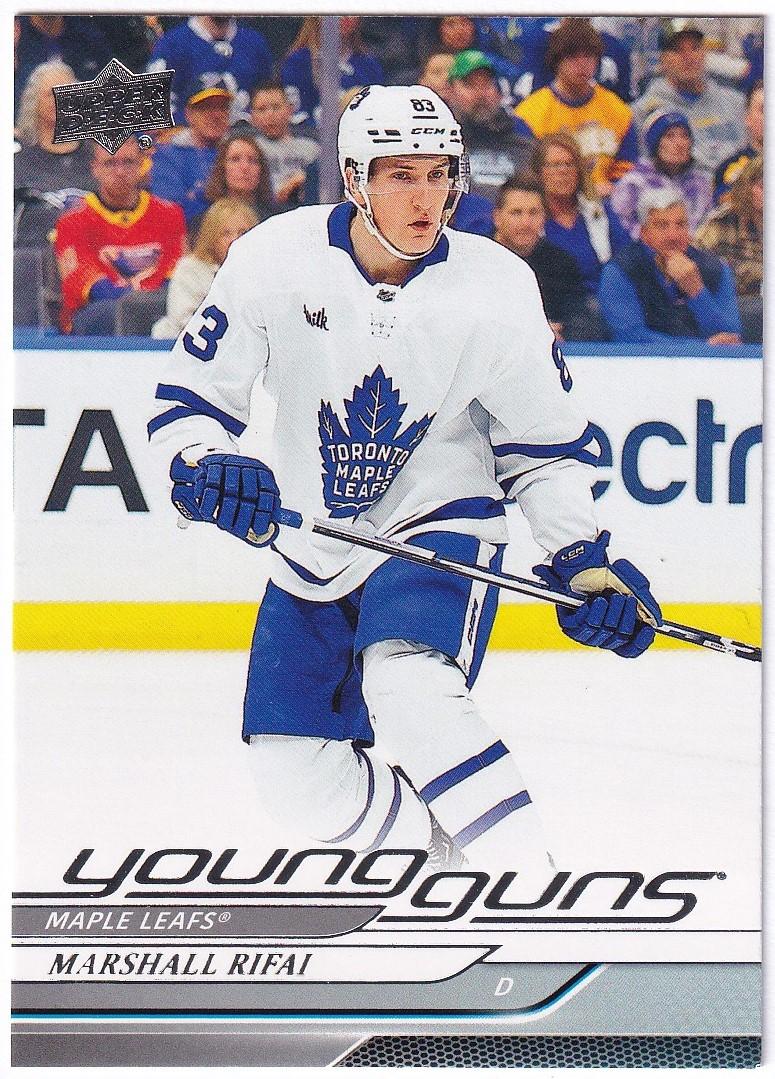 2024-25 Upper Deck #237 Marshall Rifai YG RC Toronto Maple Leafs Hockey ...