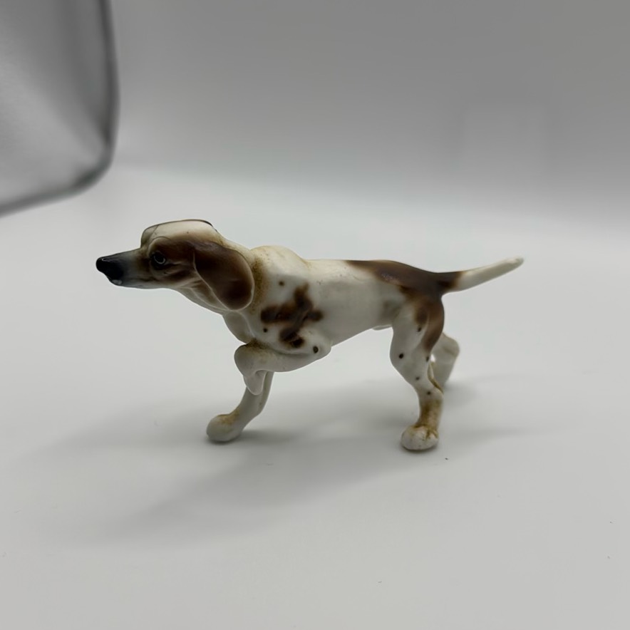 Pointer Dog Porcelain 3”nose To Tail