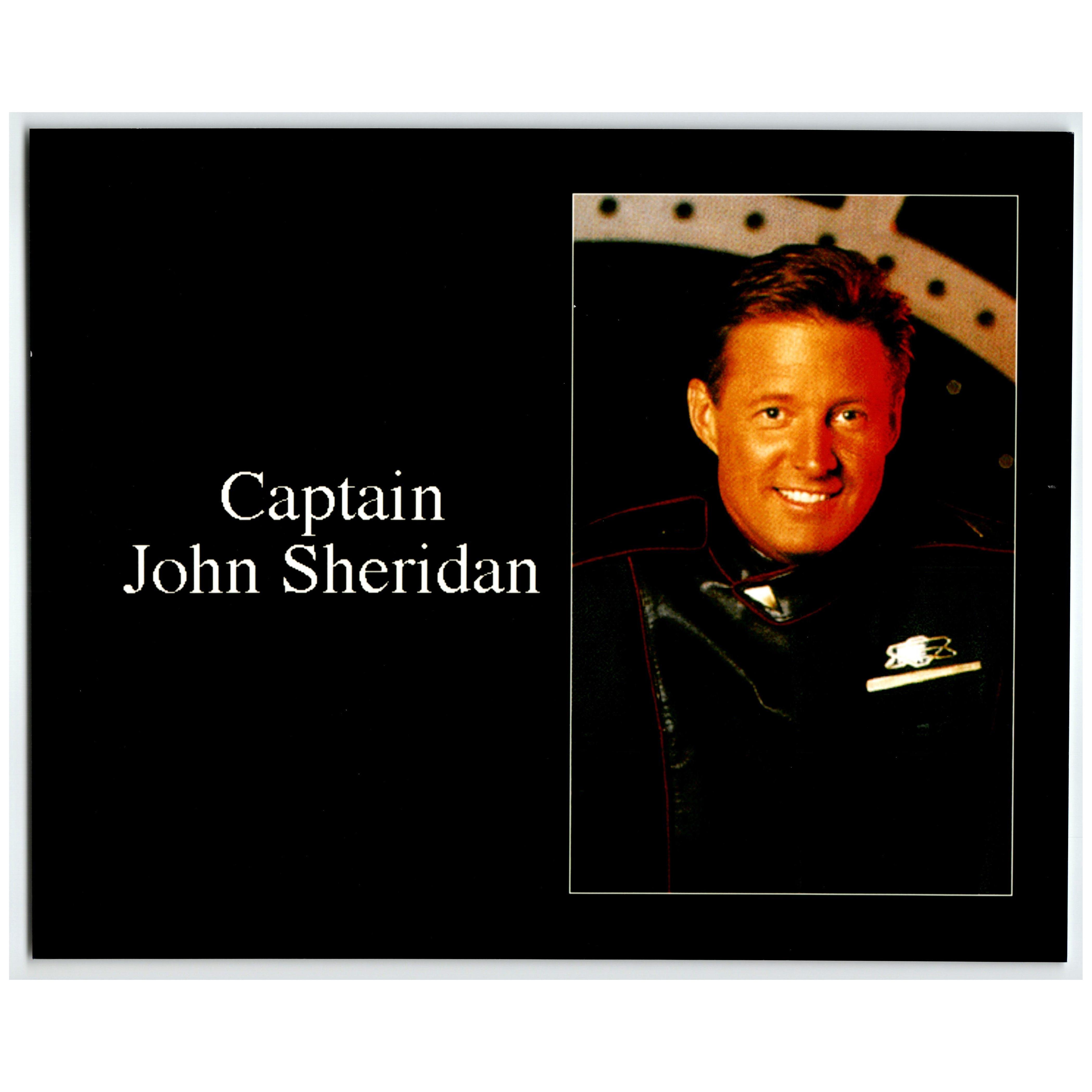 Babylon 5 Captain John Sheridan 1998 Original Photo Sci-Fi Fantasy 8" x 10"