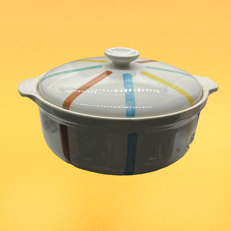 13. De Sphinx Parafeu Holland 6 3/4" Covered Casserole Dish W/Handles EUC