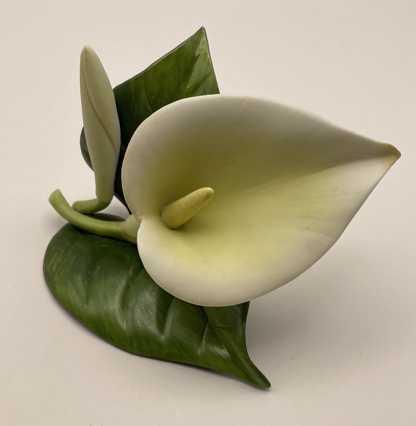 Andrea by Sadek, 2002 Calla Lily #9759, porcelain white flower/bud and ...