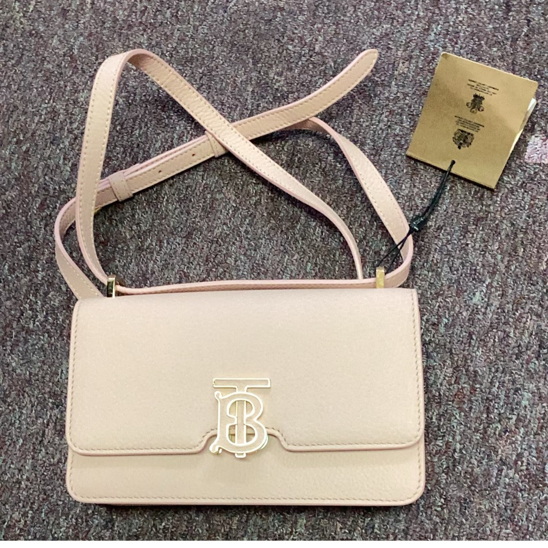 Burberry Blush Pink Pebbled Leather X Body