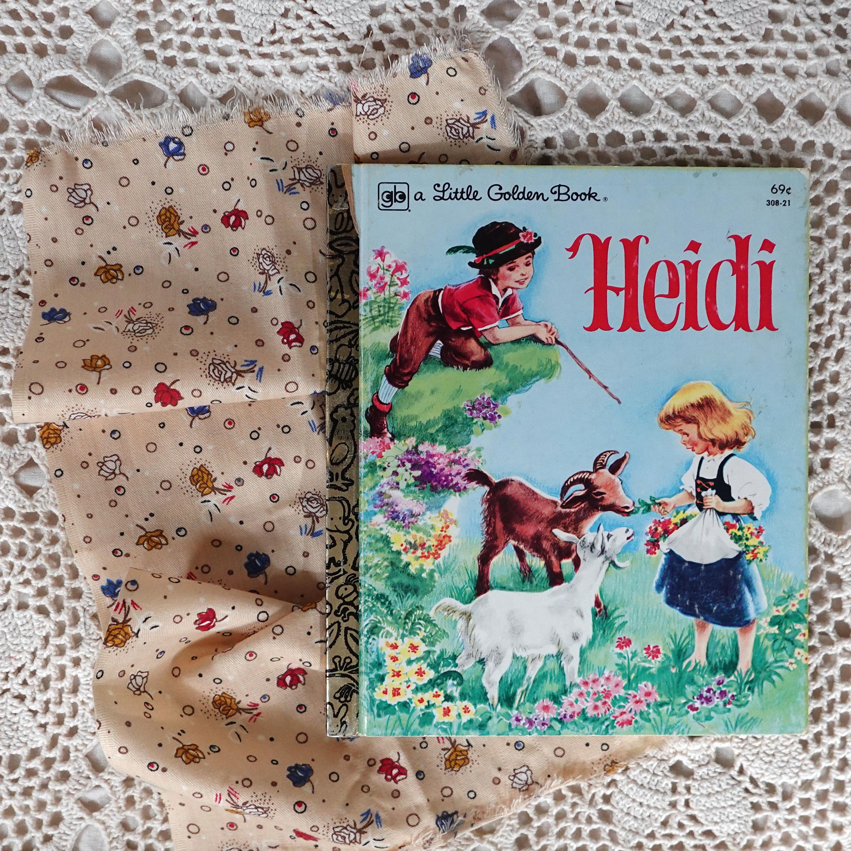 Little Golden Book Heidi Pink Junk Journal Mini Kit
