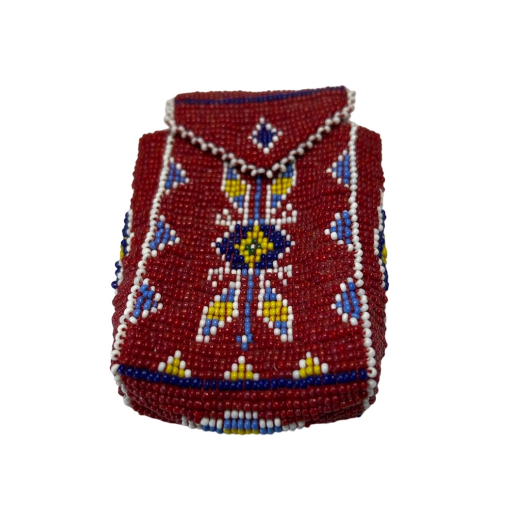 Vintage Seed Bead Cigarette Case @4x2 1/2