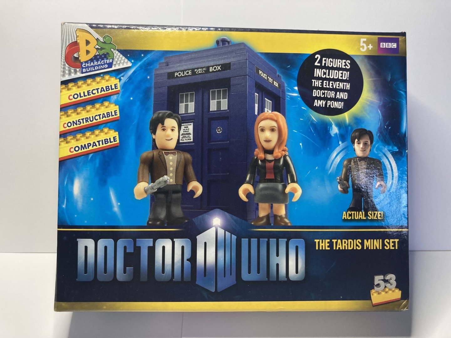 Character Building Doctor Who The Tardis Mini Set Eleventh Doctor Amy Pond
