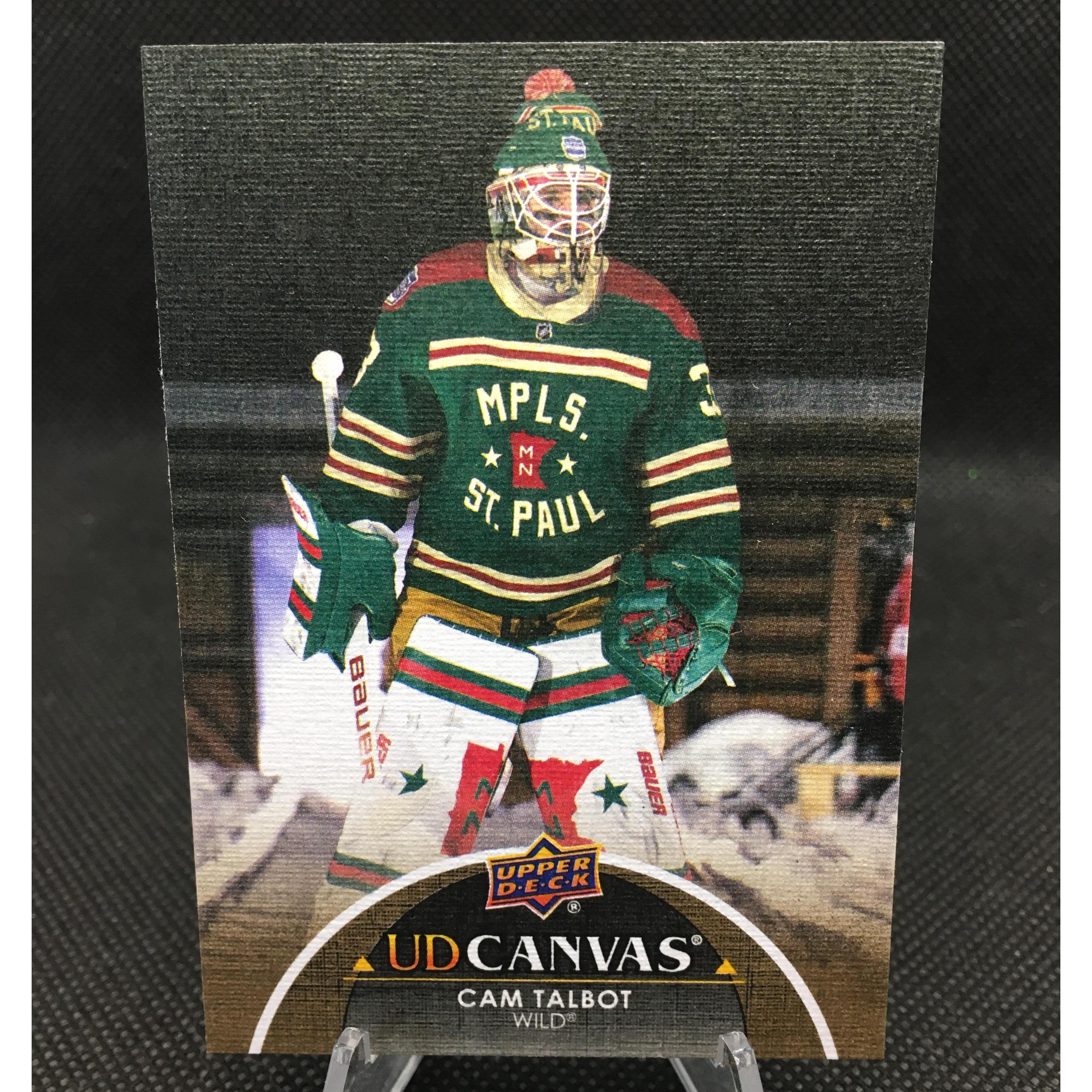 Cam Talbot 2021-22 Upper Deck Extended UD Canvas #C310 - Minnesota Wild