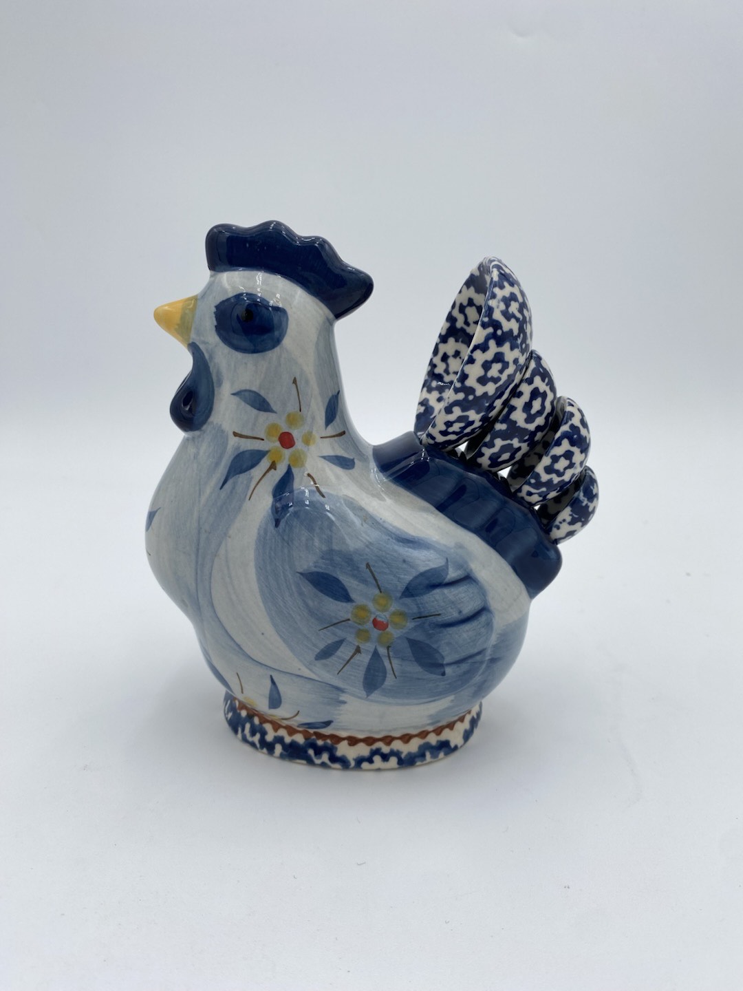 Temptations 'Old World Blue' Chicken 4-Piece Measuring Spoon Set and Holder
