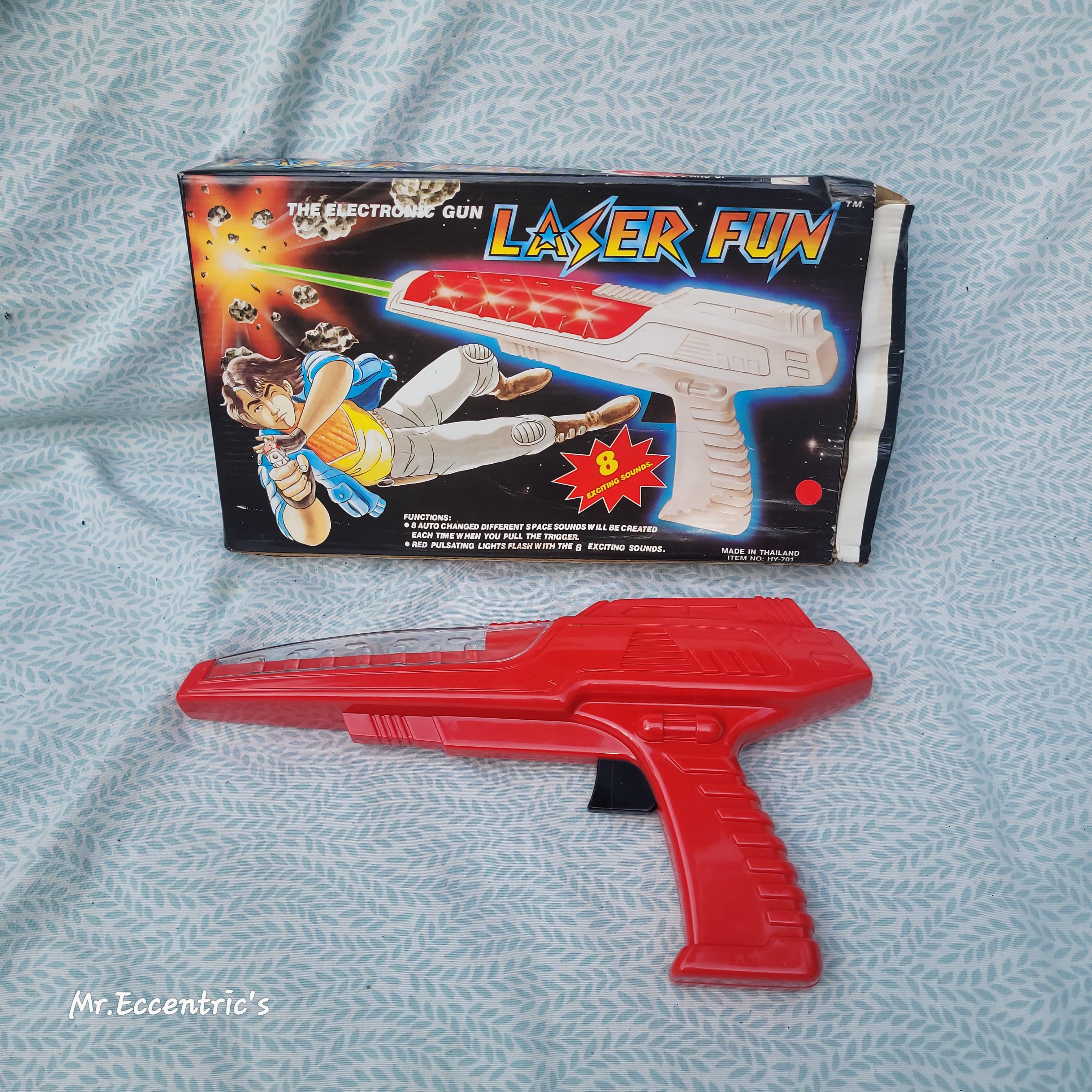 Vintage NOS 80's Laser Fun Electronic Toy Space Ray Gun