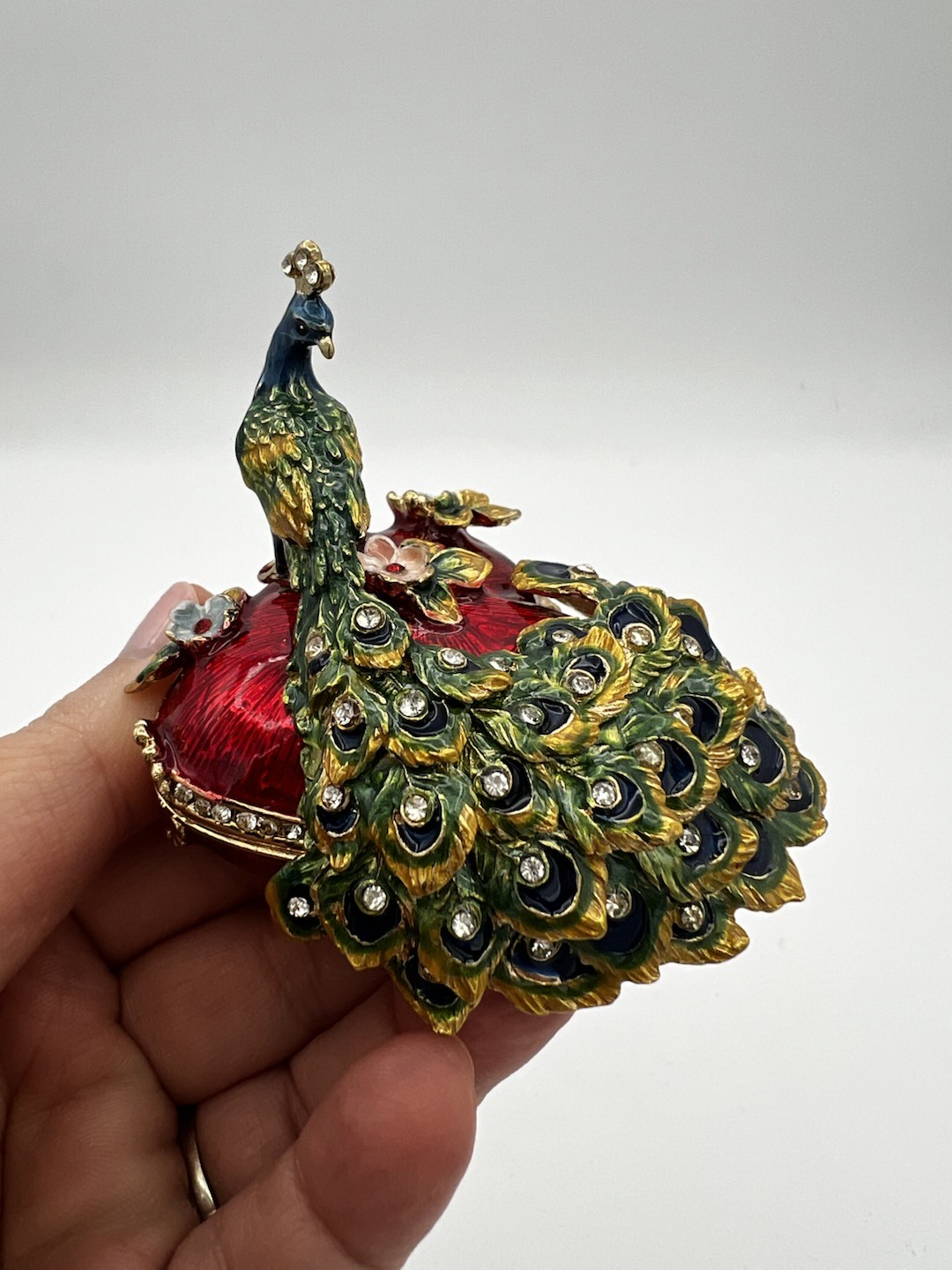 Stunning Peacock Box