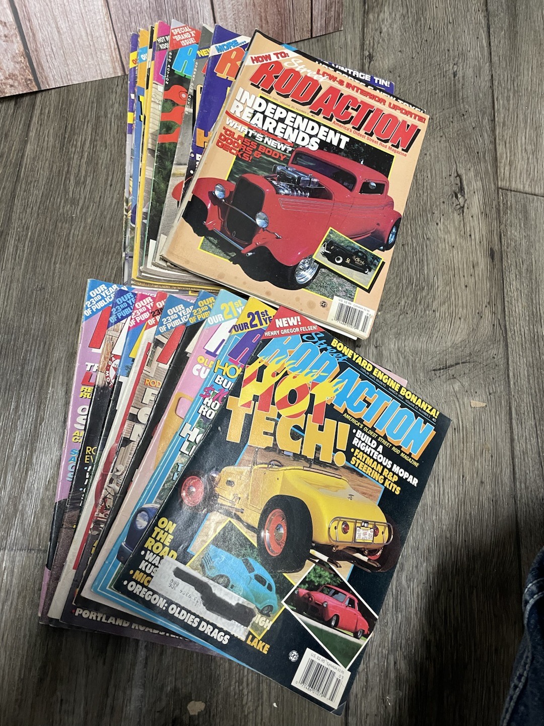 Street Rod Action Vintage Magazine lot Of 19